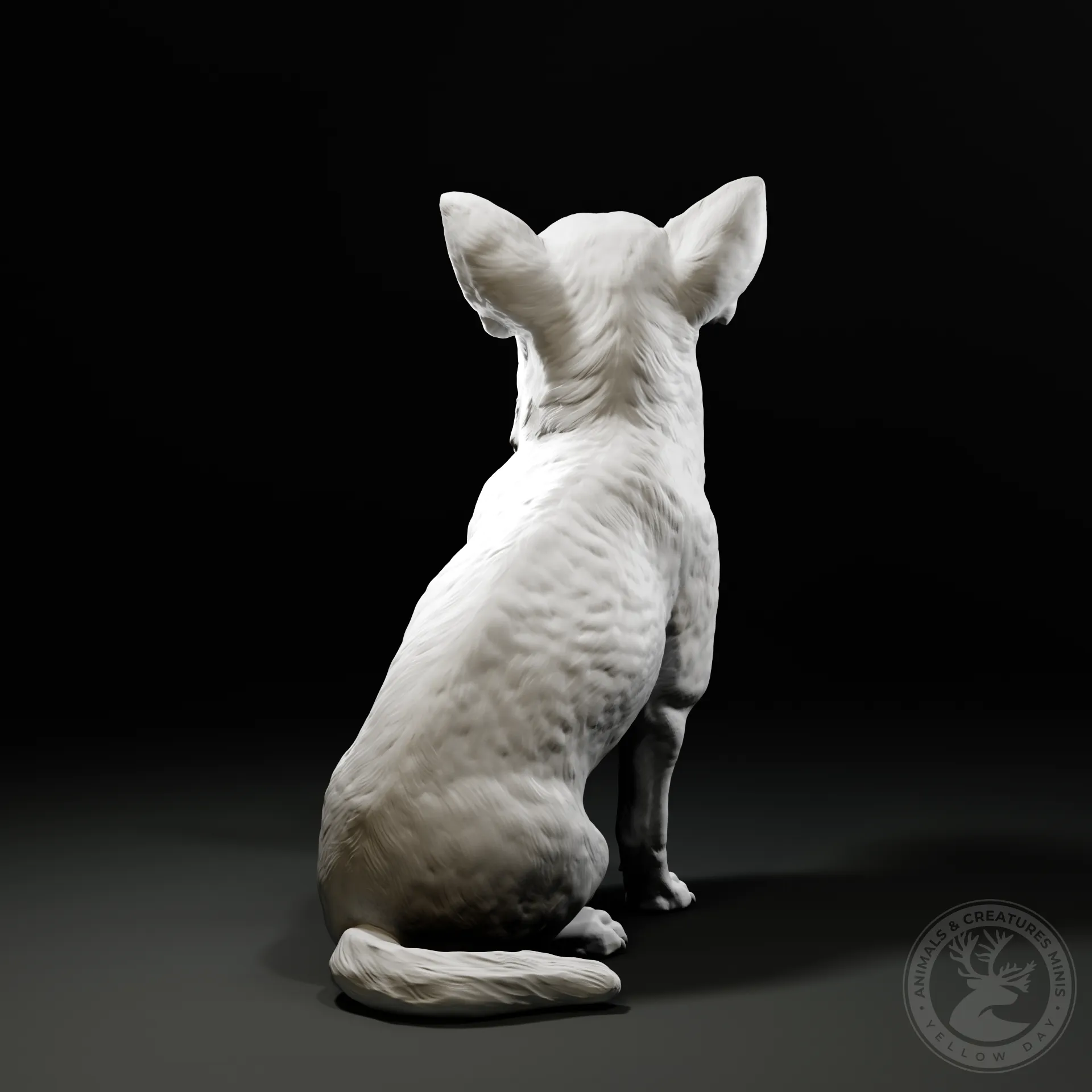 Characters & Creatures STL Download - Chihuahua (sitting)by YellowDay