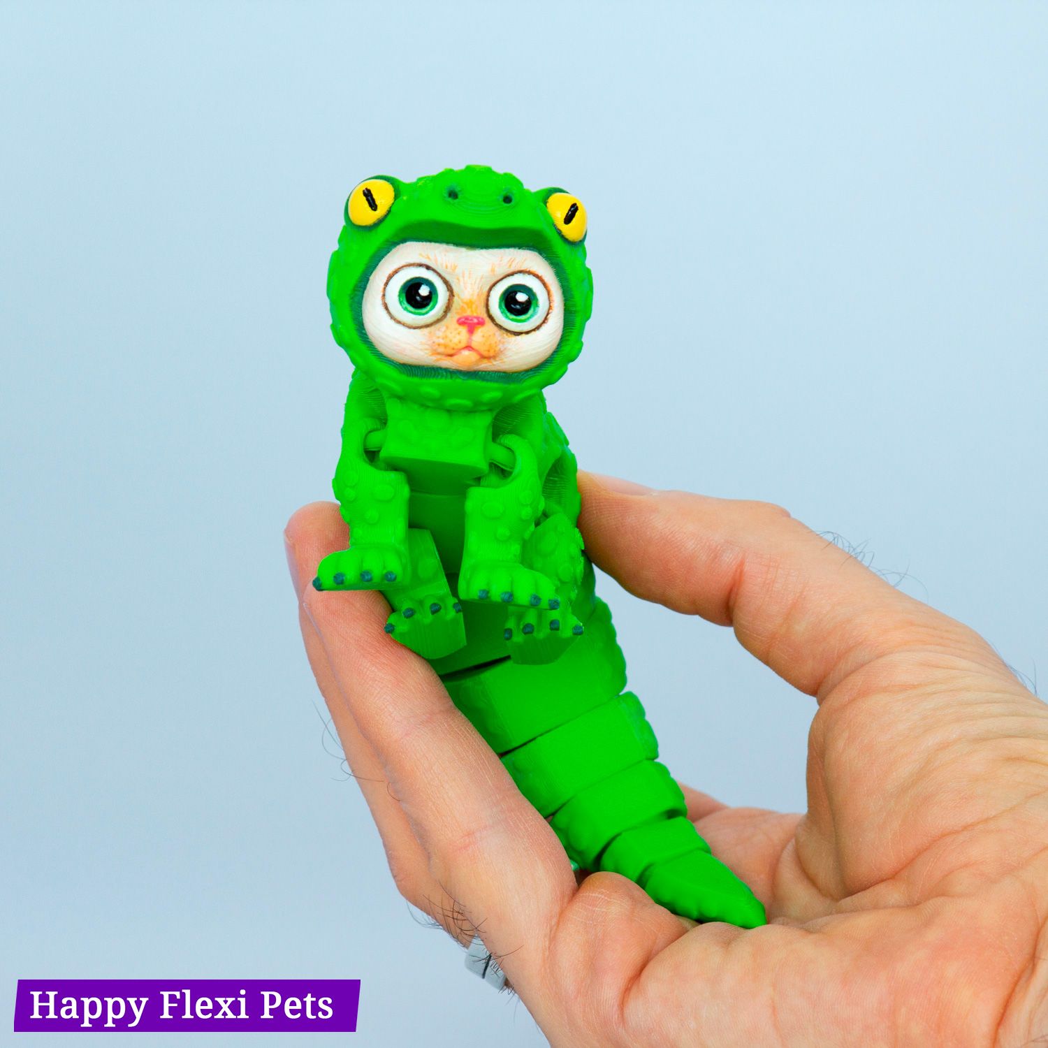 Croco-Cat the articulated toy by Happy Flexi pets | 3D models download ...