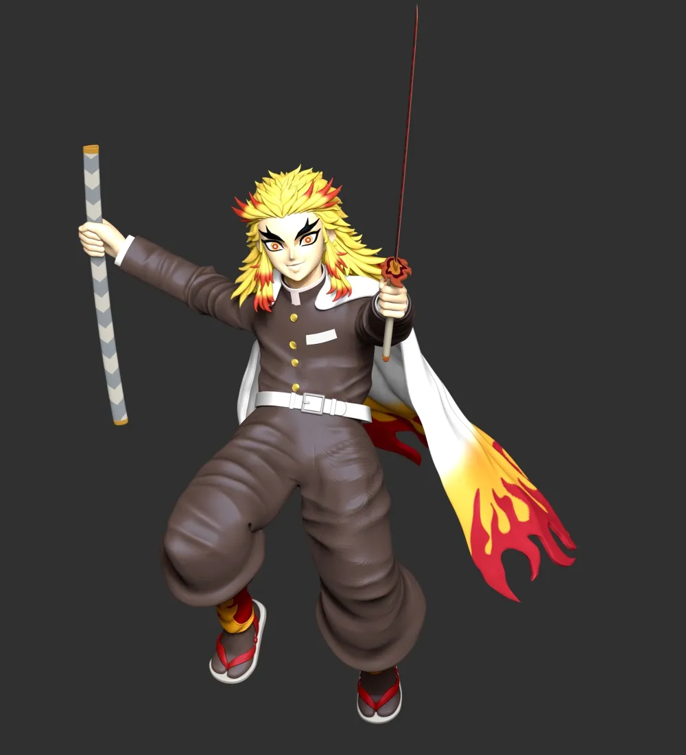 Other STL Download - Kyojuro Rengoku - Kimetsu no Yaibaby LoveModels