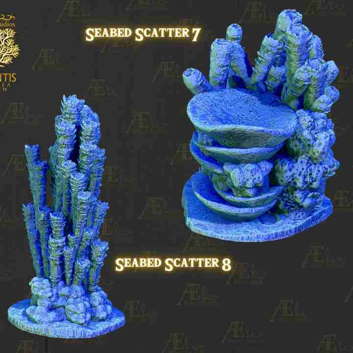AEATLN06 – Seabed Scatter | 3D models download | Creality Cloud