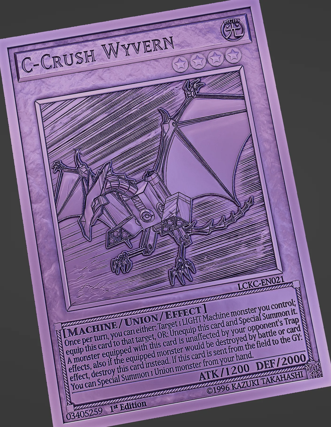 C-CRUSH WYVERN - YU-GI-OH! | 3D models download | Creality Cloud