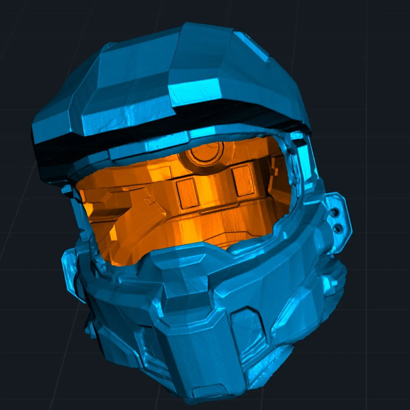 Cosplay STL Download - SCAN - HALO HELMETby CCHRTB