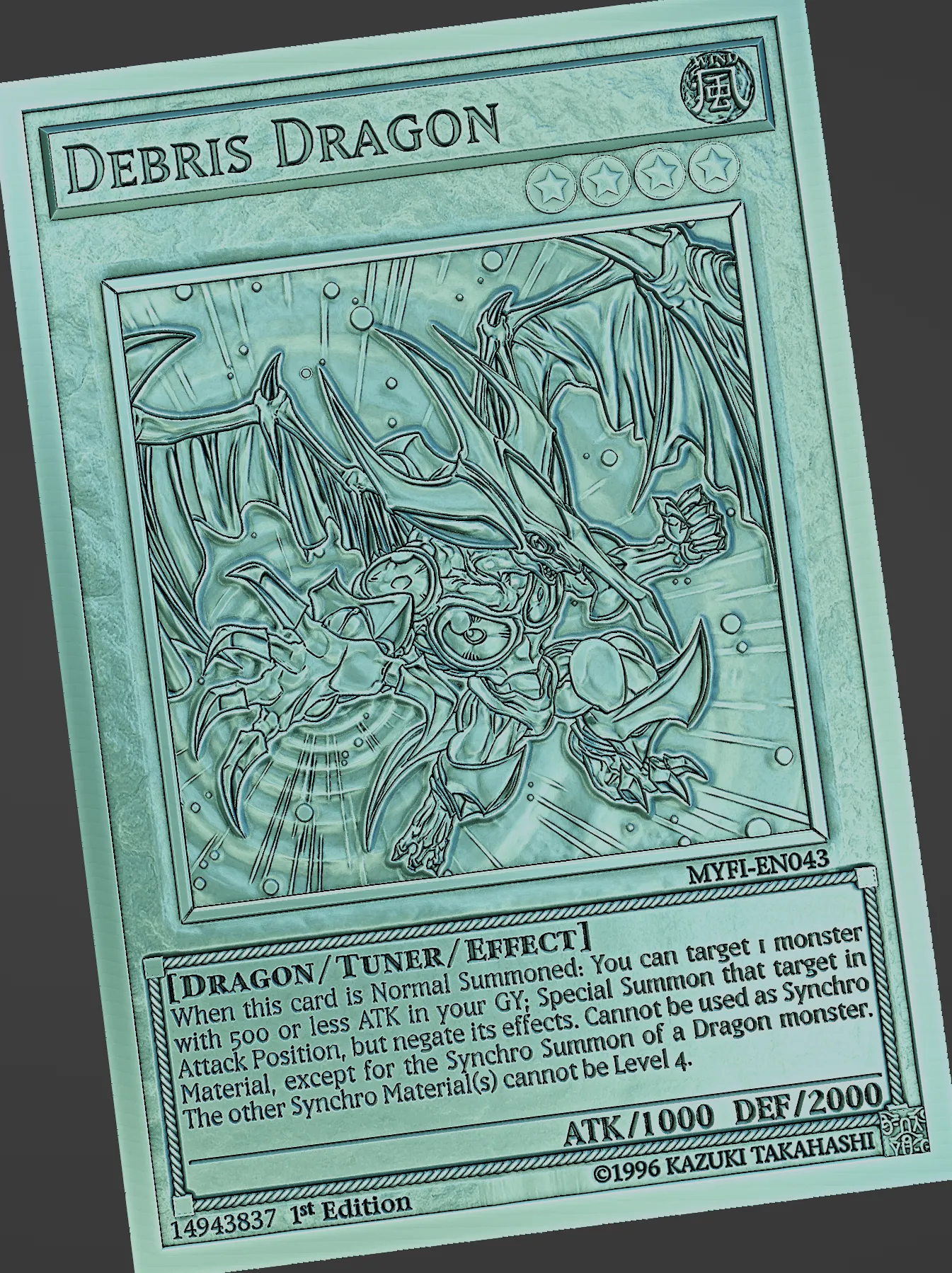 Other STL Download - Debris Dragon - yu-gi-oh!by Wsonuchiha3D