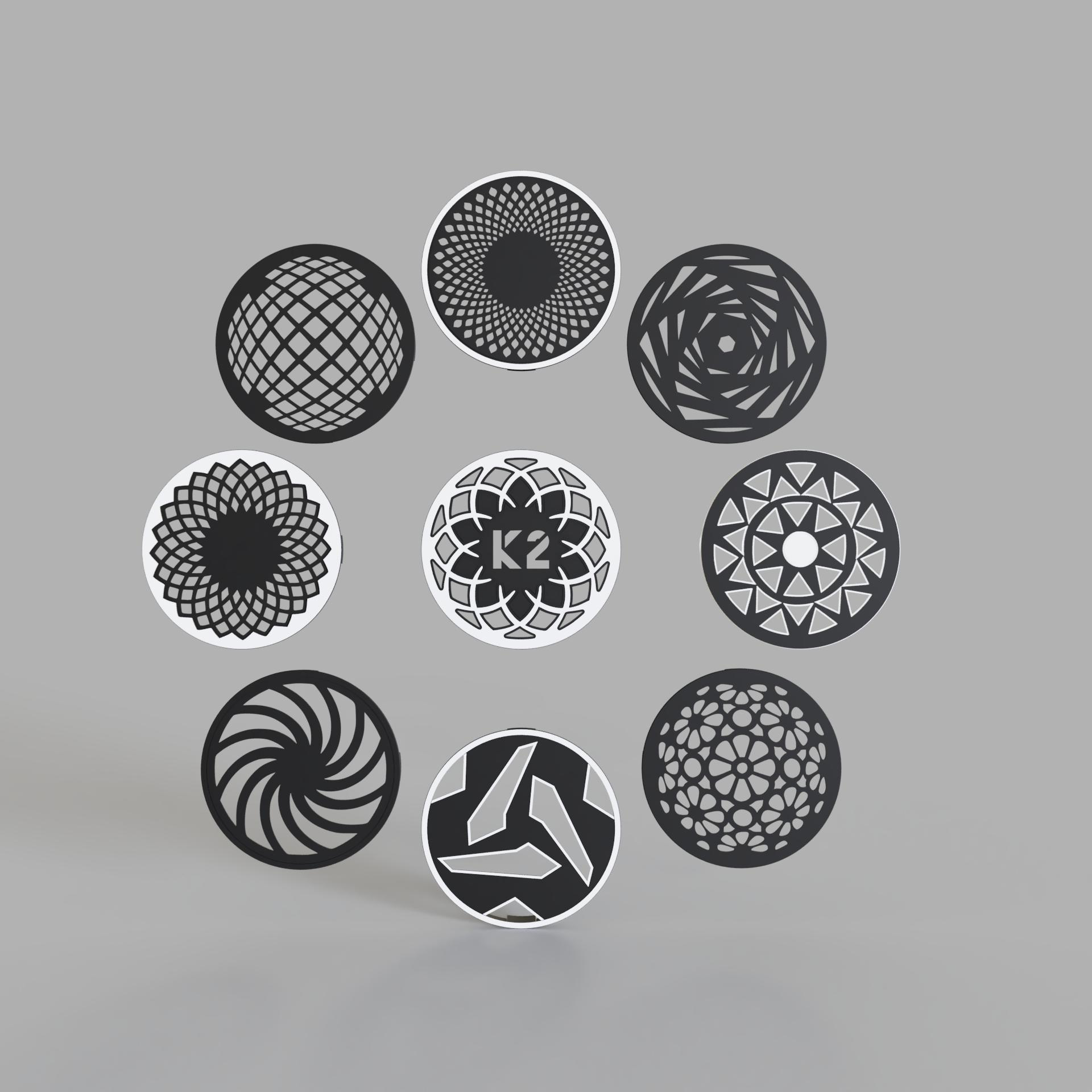 3D Druck Dateien | 3MF Datei | Fan Grill/Cover Creality K2 | Creality Cloud