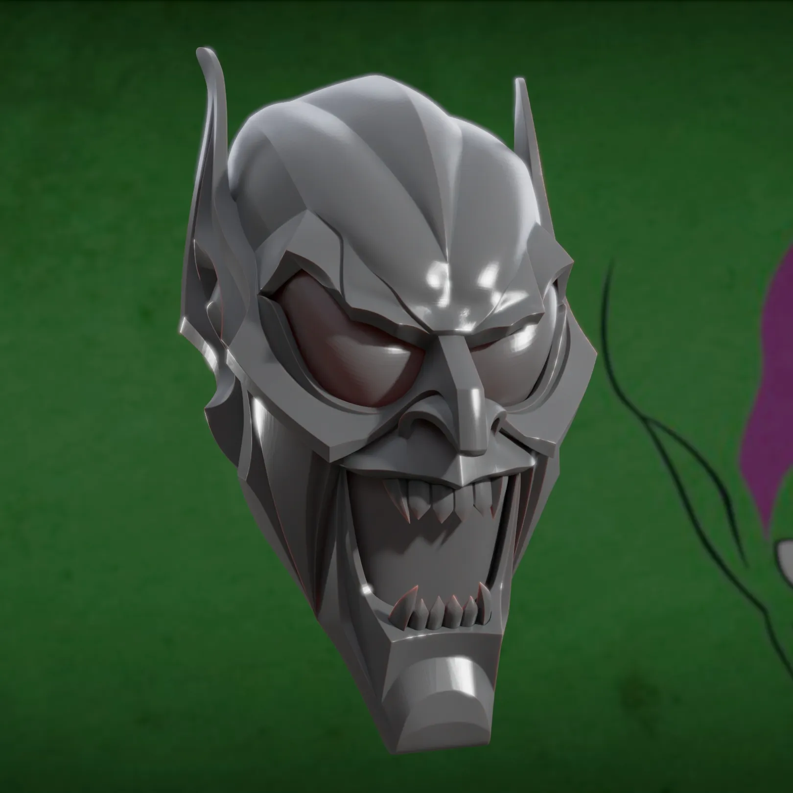 3D Printer Files | 3MF File | Green Goblin Mask - Cosplay Replica ...