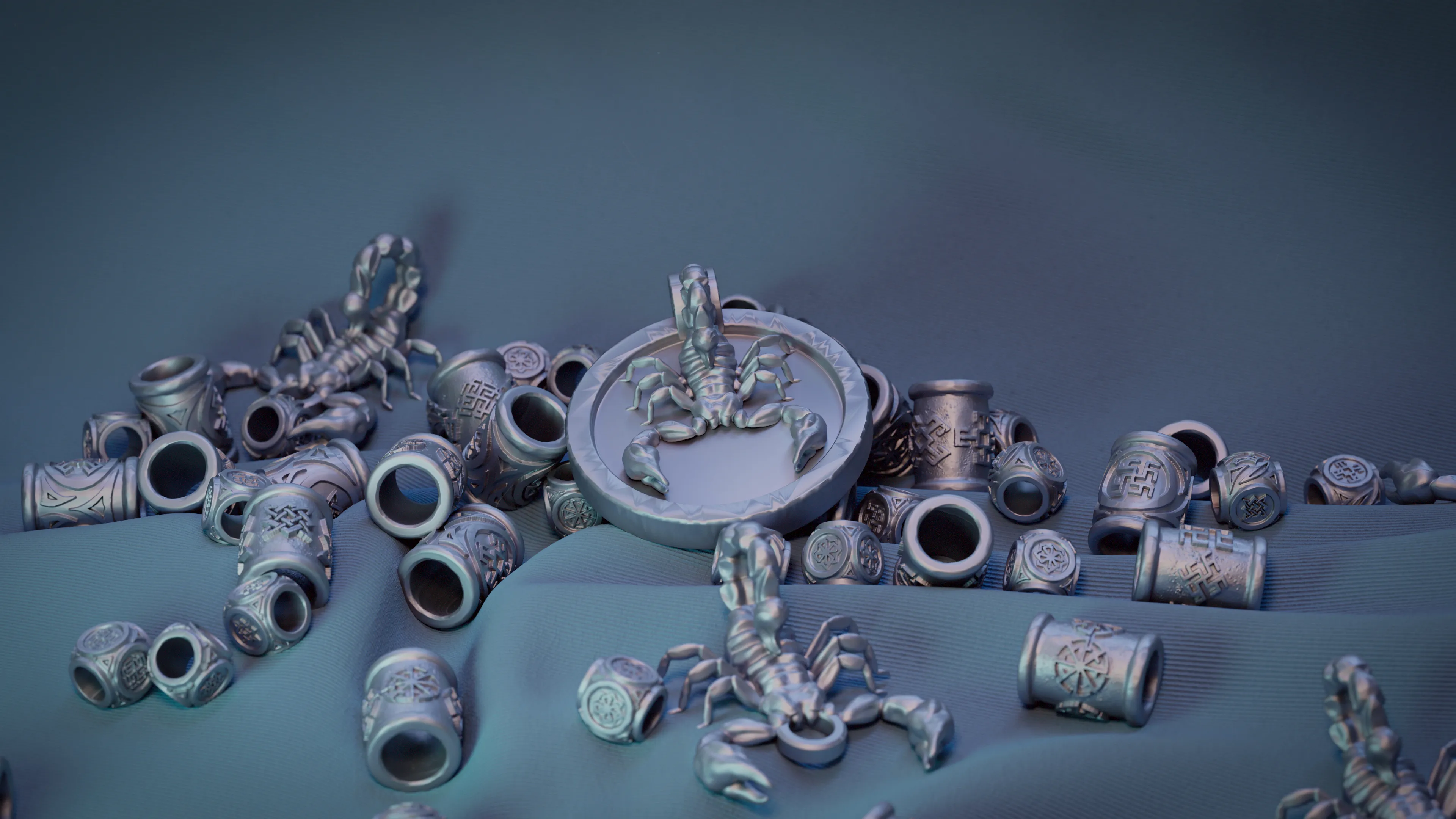 3D Printer Files | 3MF File | SCANDINAVIAN STYLE CHARMS | Creality Cloud