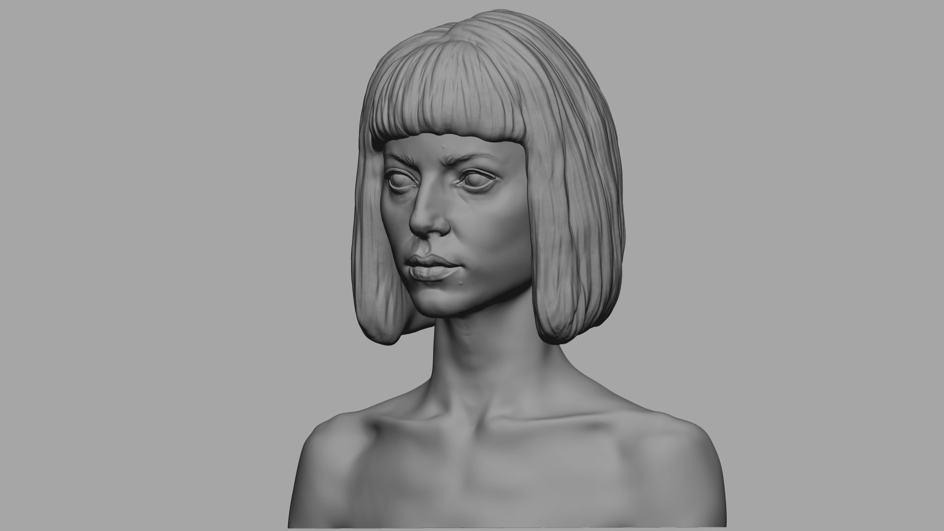 Female bust | 3D models download | Creality Cloud