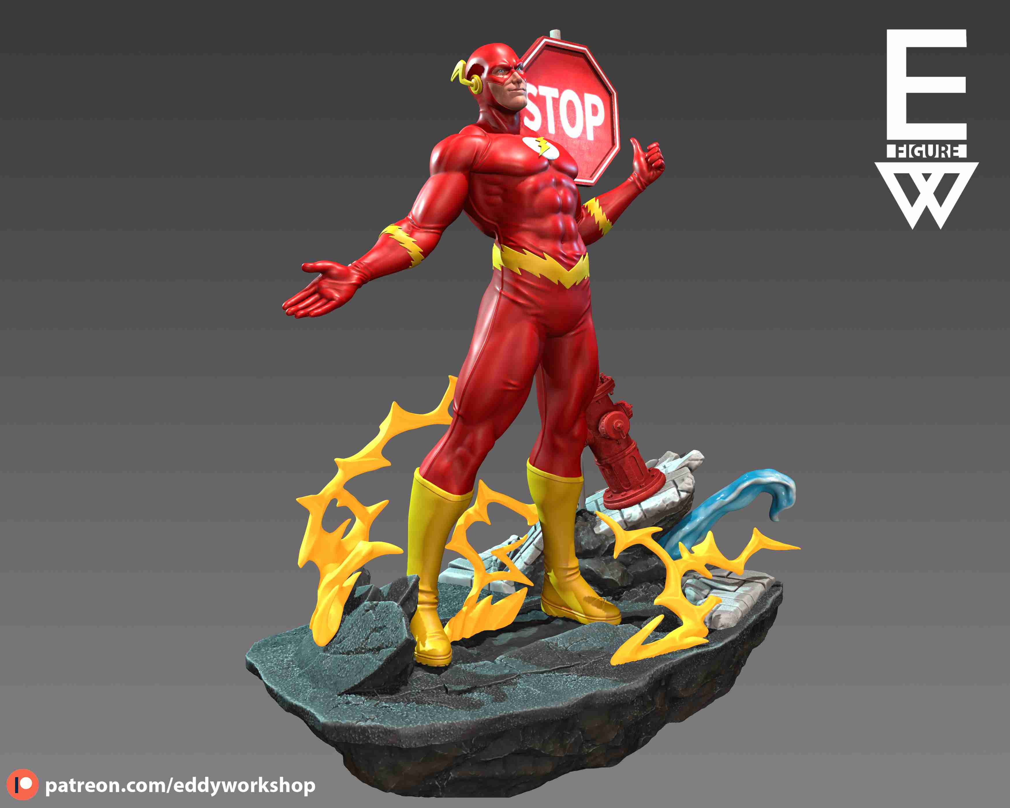 The Flash - 3D STL READY TO PRINT | 3D models download | Creality Cloud