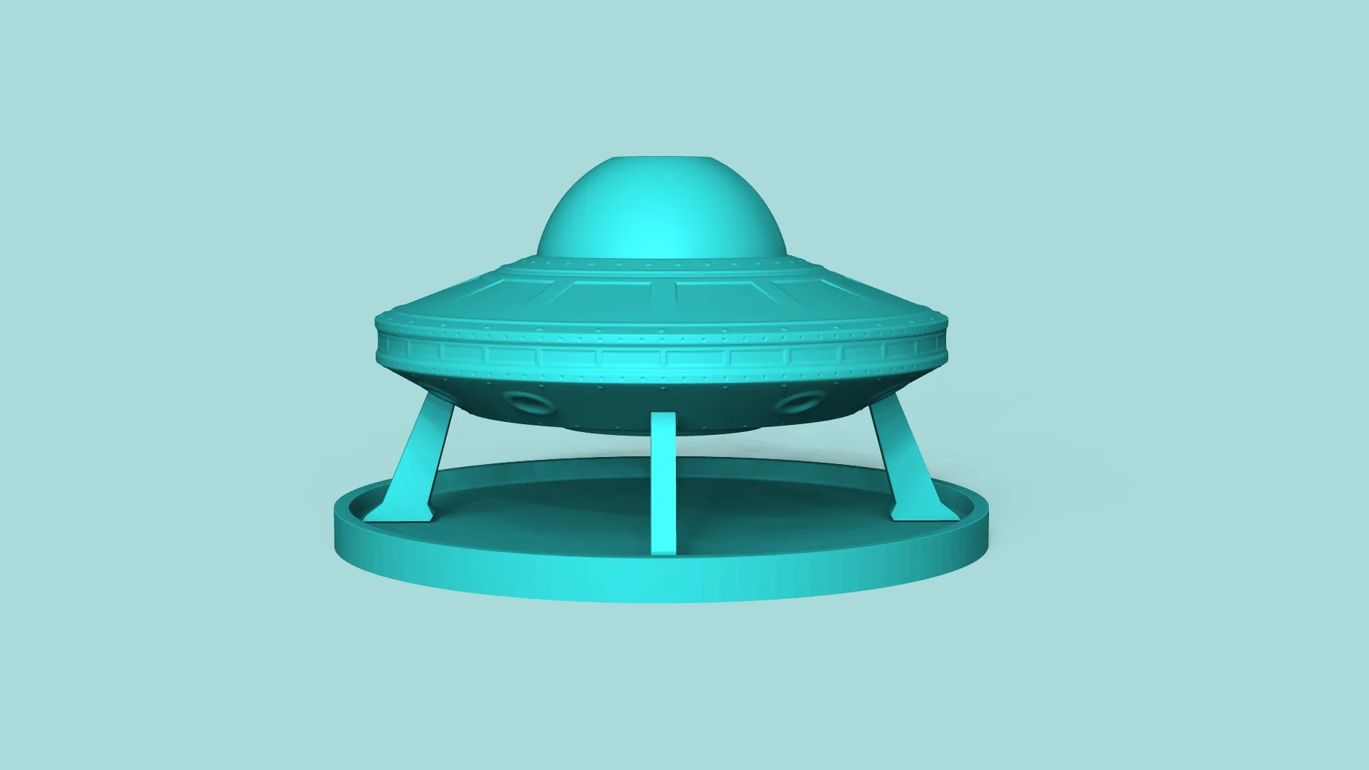 Alien UFO Incense Cascade - Spaceship Decoration | 3D models download ...