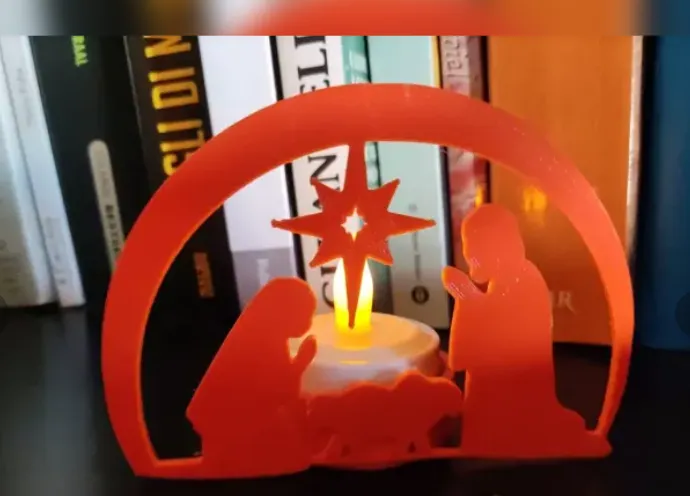 3D Printer Files | 3MF File | Decorazione candela led | Creality Cloud