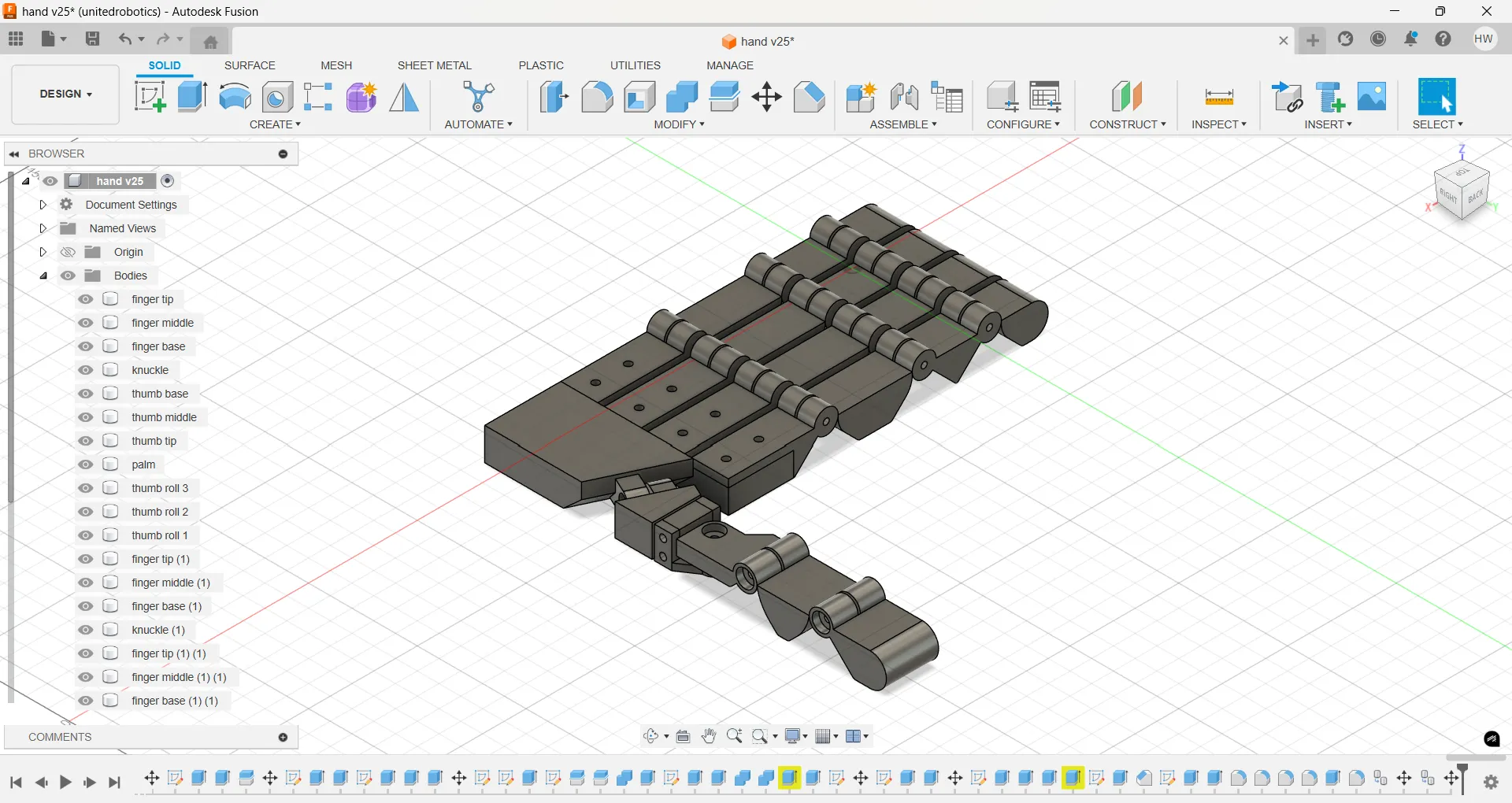 Robots & Mechs STL Download - Robotic Hand Modular – Life-Sized ...