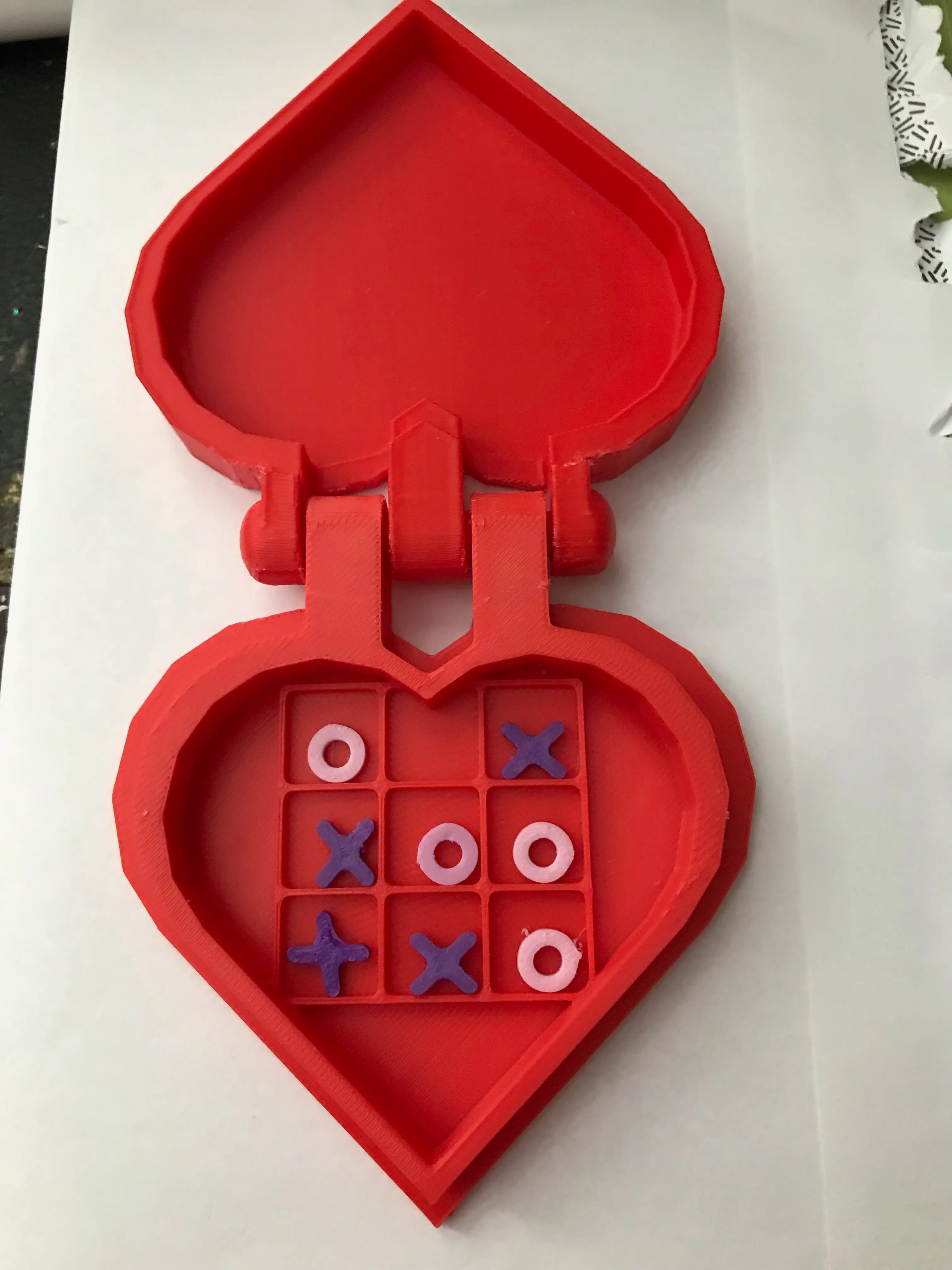 3D Printer Files | 3MF File | Tic Tac Toe on my Heart | Creality Cloud