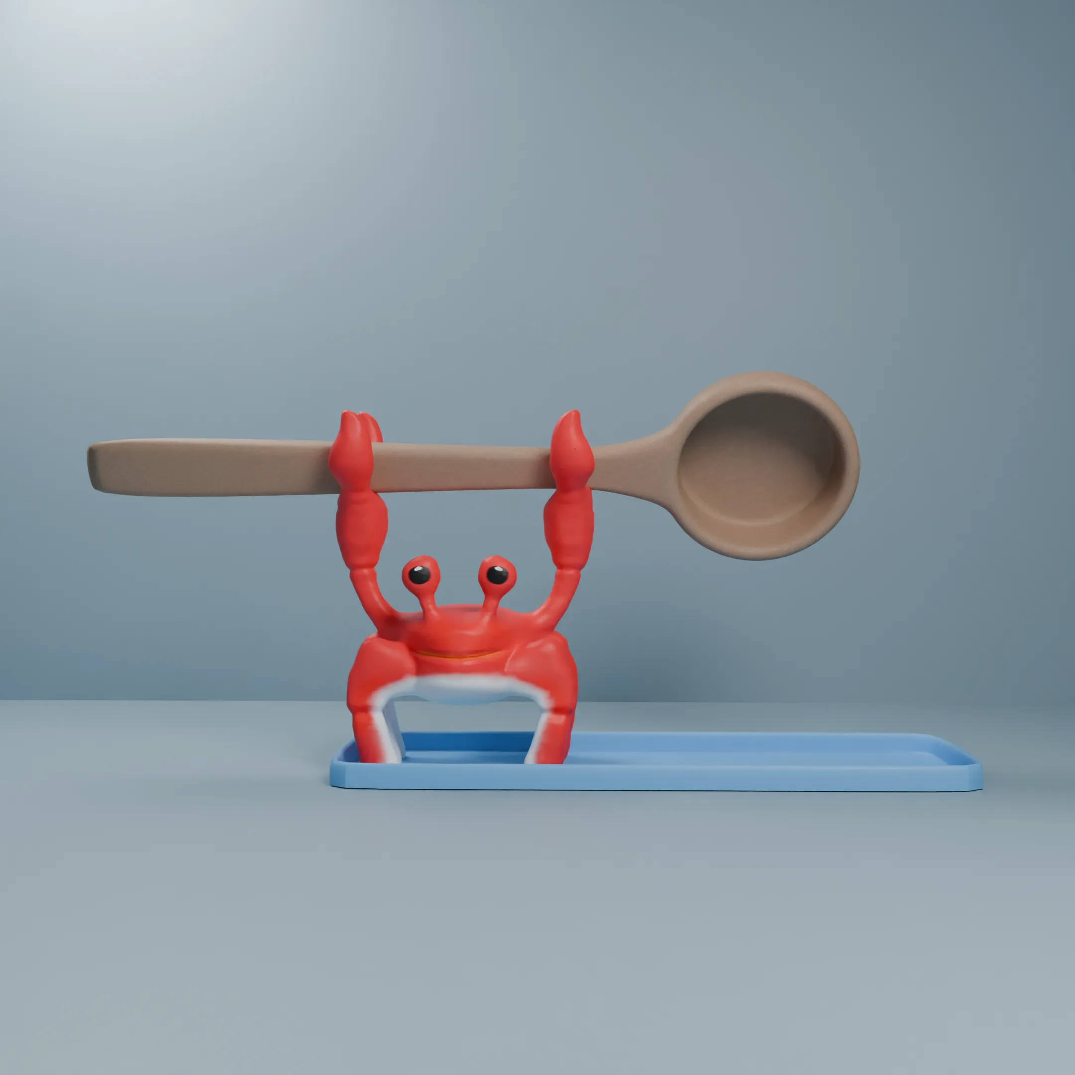 Crab Spoon/Utensil Holder | 3D models download | Creality Cloud
