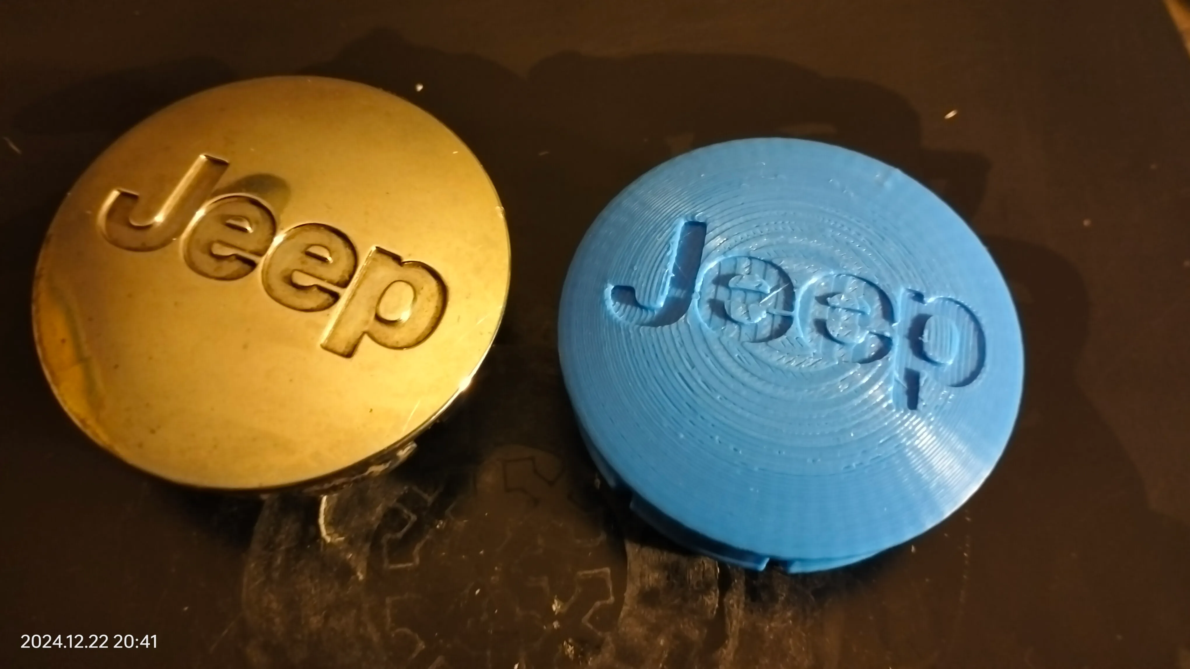 Home Appliance Accessories STL Download - Jeep center capby DavidCrisoCG