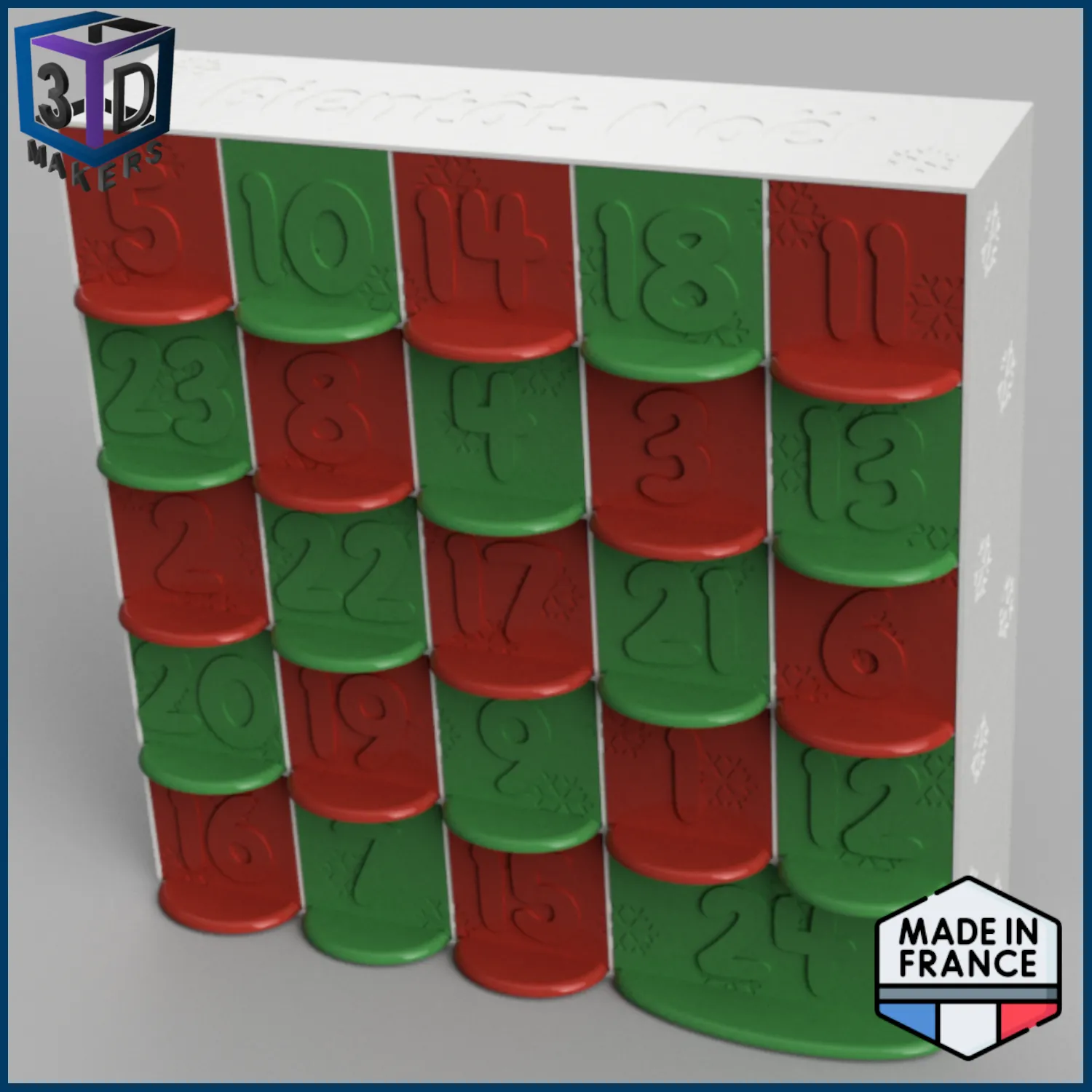 Other STL Download - Classic Advent Calendarby GT 3D Makers