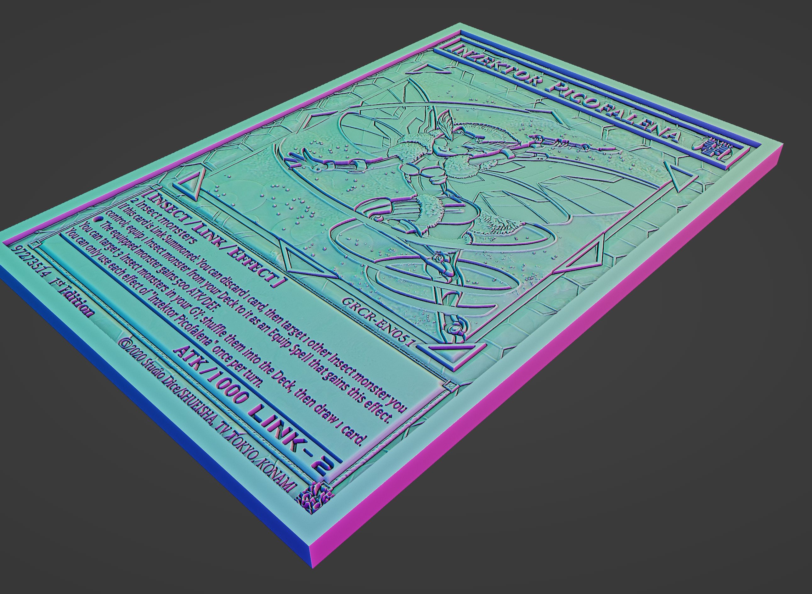 inzektor picofalena - yugioh | 3D models download | Creality Cloud