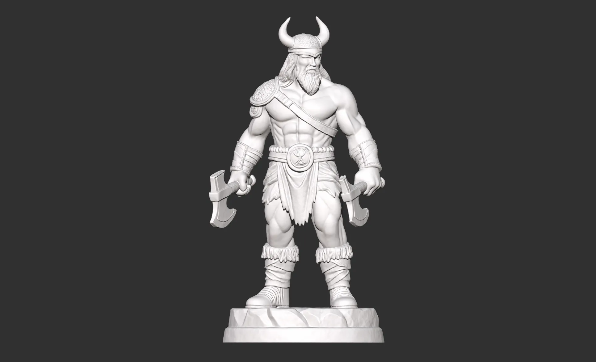 3D Printer Files | 3MF File | Barbarian Warrior | Creality Cloud