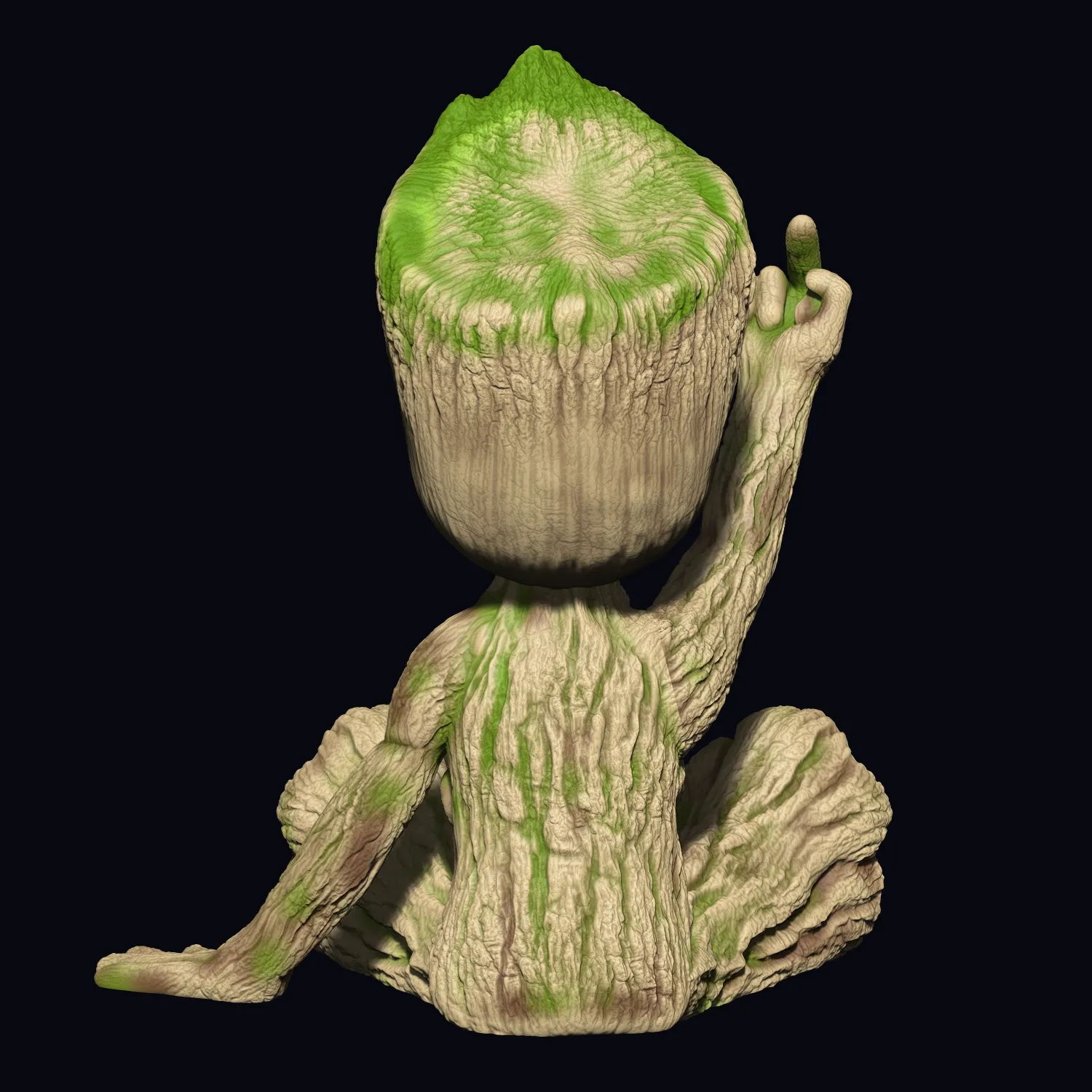 Characters & Creatures STL Download - Middle Finger Grootby ArtistVN