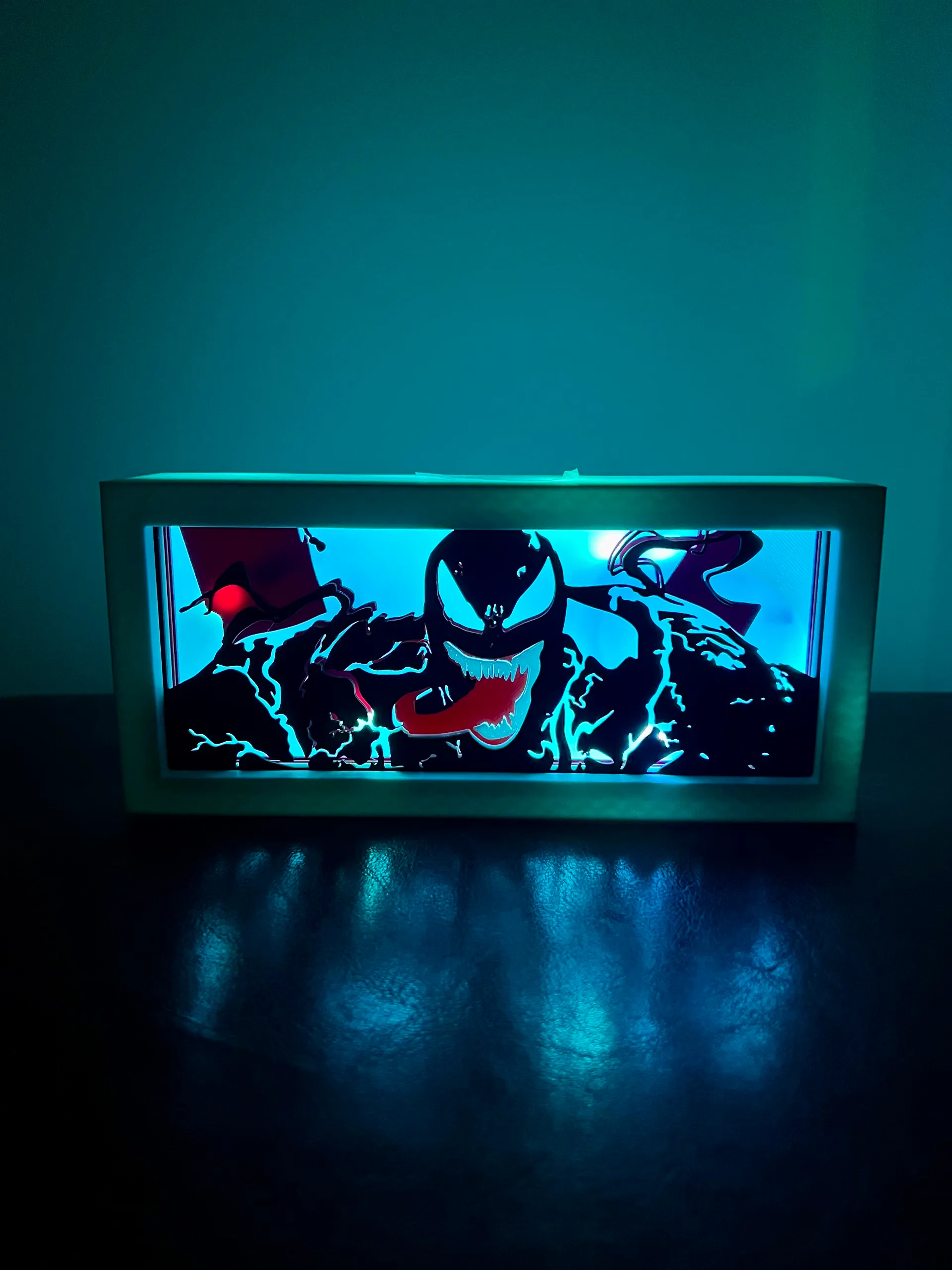 Home Decorations & Ornaments STL Download - Venom - LED Lightboxby ...