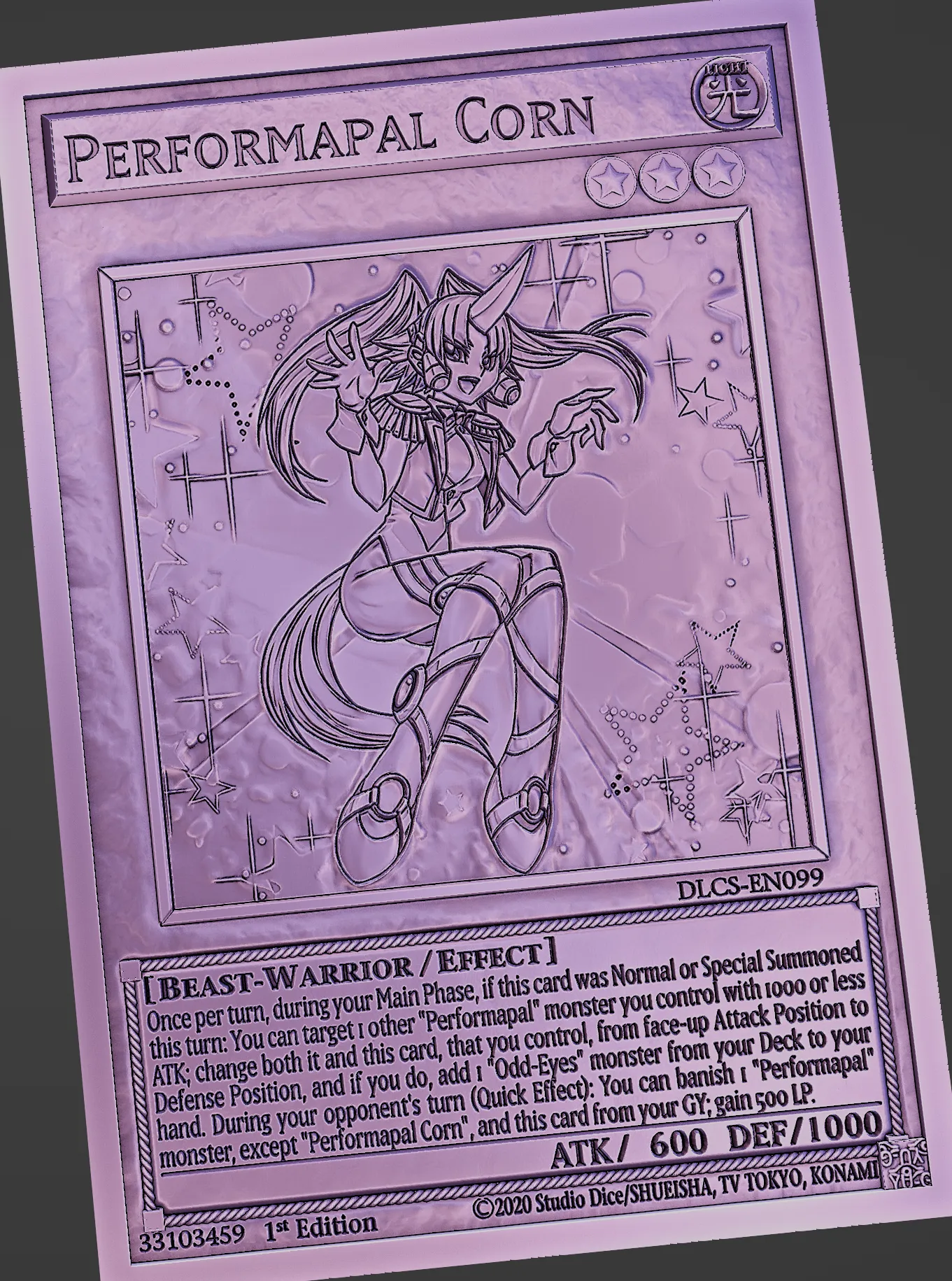 Other STL Download - PERFORMAPAL CORN - YU-GI-OH!by Wsonuchiha3D