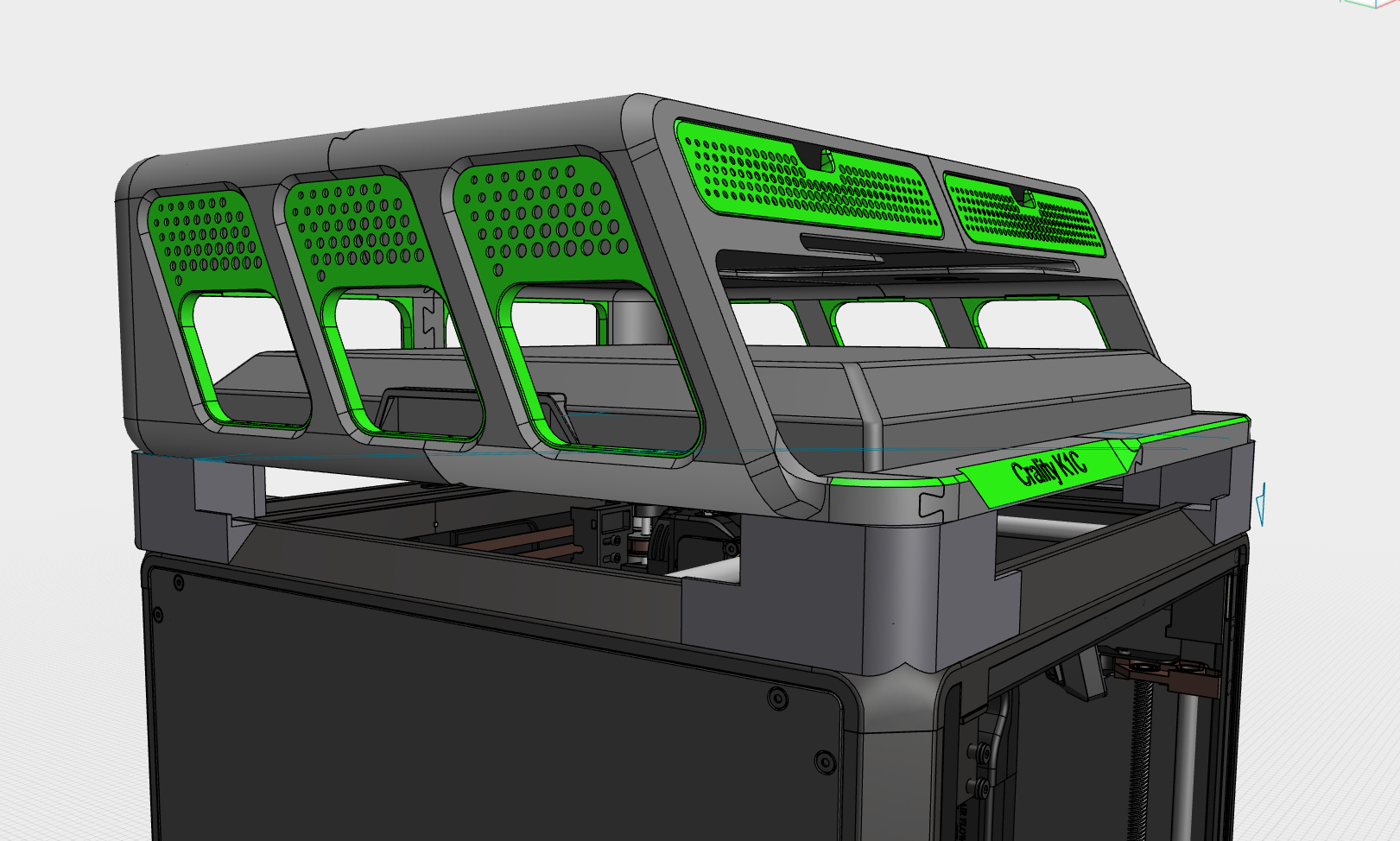 k1c,k1 riser mod by blv | 3D models download | Creality Cloud