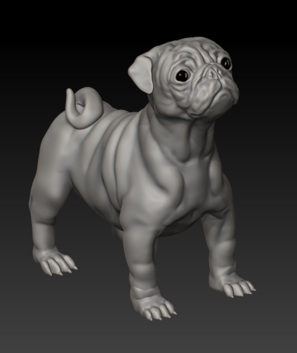 YOUNG PUG | 3D models download | Creality Cloud