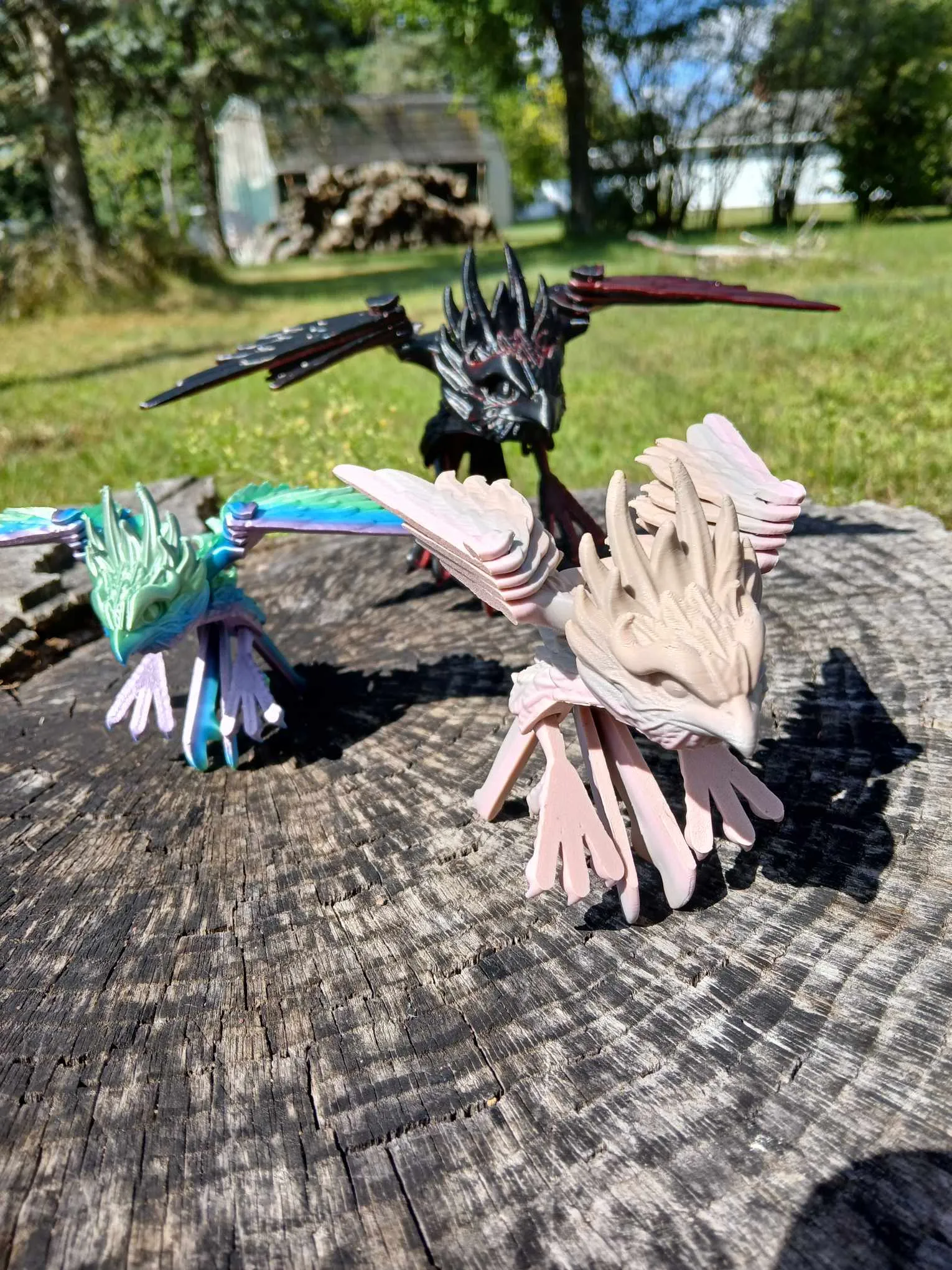 Characters & Creatures STL Download - Phoenix Flexibleby The Dragons Den