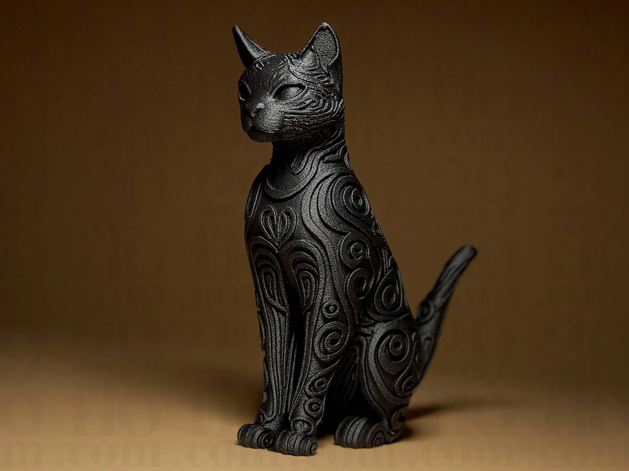 3D Printer Files | 3MF File | Designer CAT Sculpture | Creality Cloud