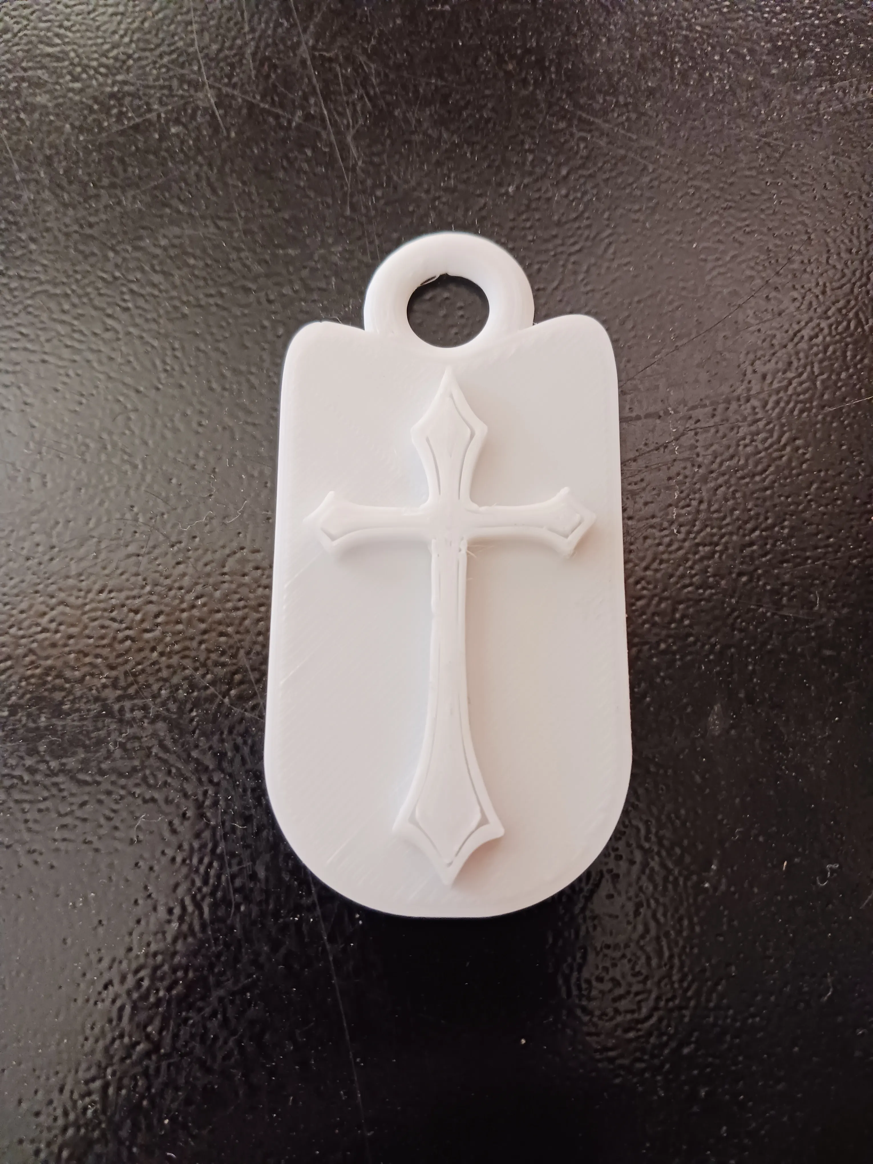 Cross keychain/luggage tag | 3D models download | Creality Cloud