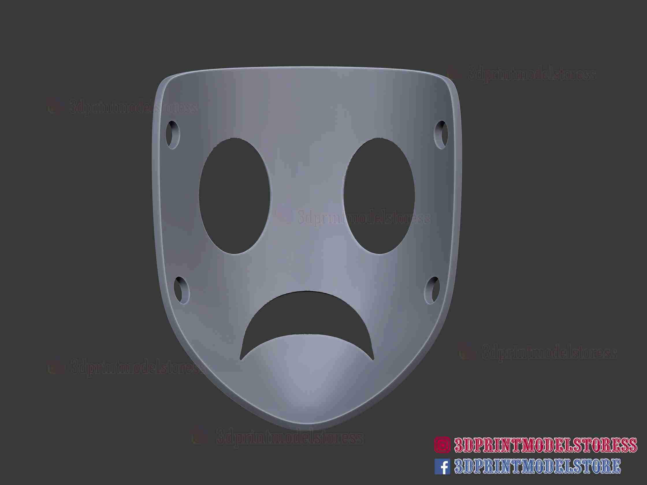 High-Rise Invasion - Miko Sniper Mask - Tenkuu Shinpan | 3D models ...