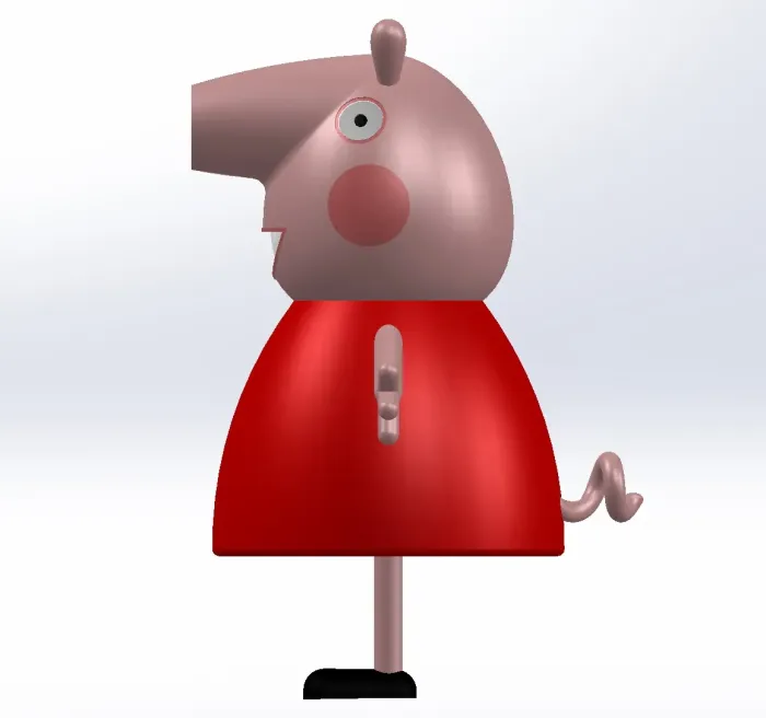 Characters & Creatures STL Download - Peppa Pigby Edna Lab