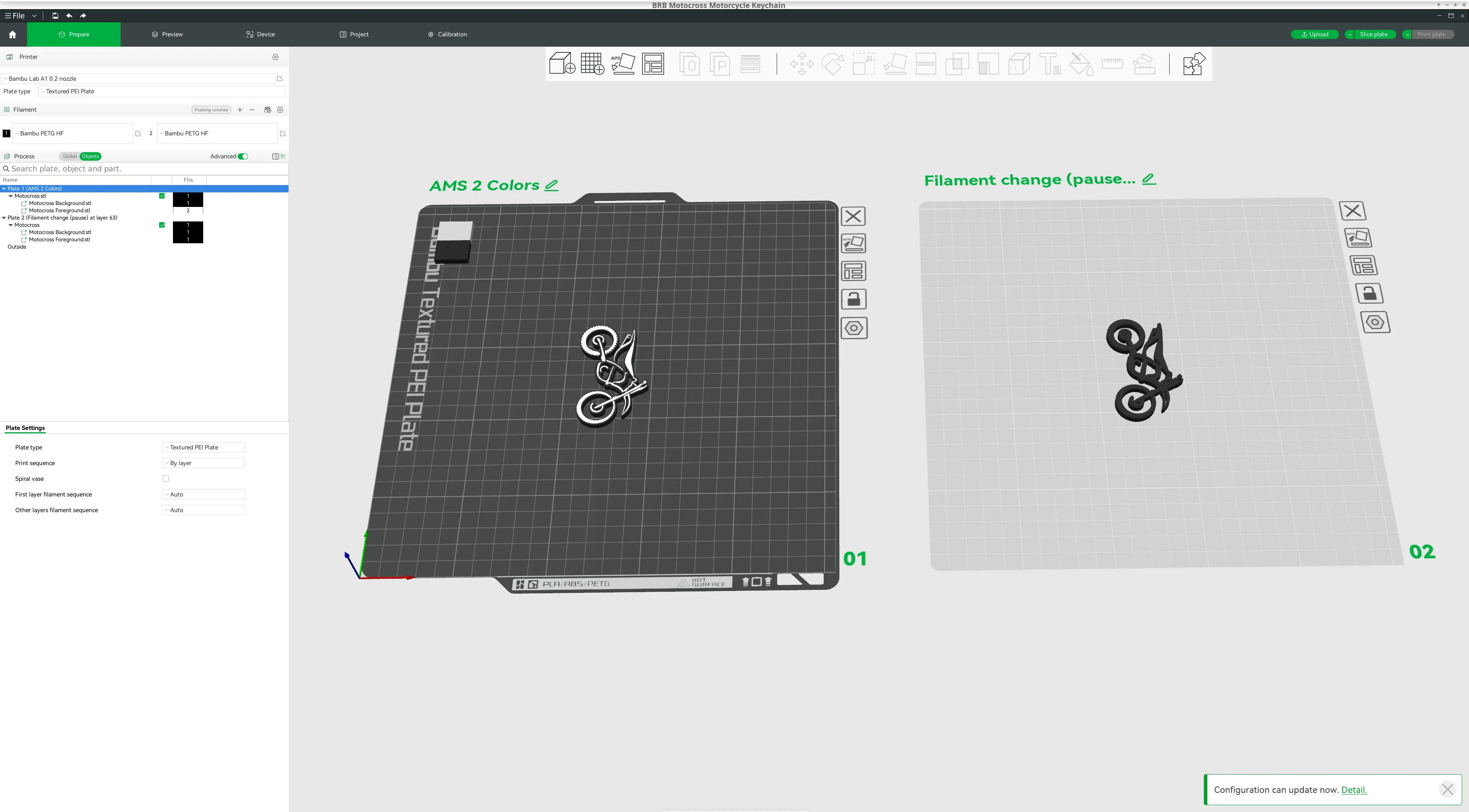3D Printer Files | 3MF File | Motocross | Motorcycle - Keychain ...