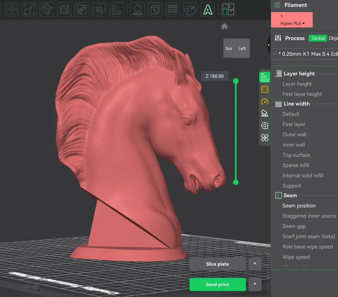3D Printer Files | 3MF File | Horse Bust / Personal Use Only | Creality ...