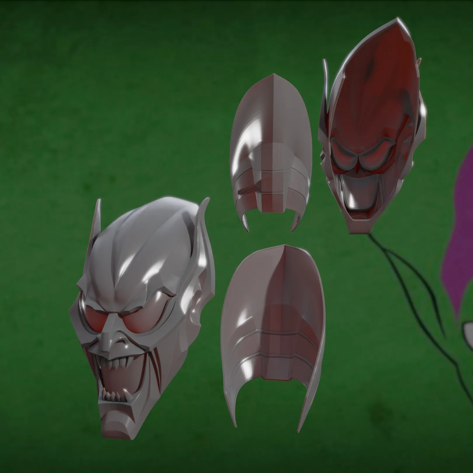 3D Printer Files | 3MF File | Green Goblin Mask - Cosplay Replica ...