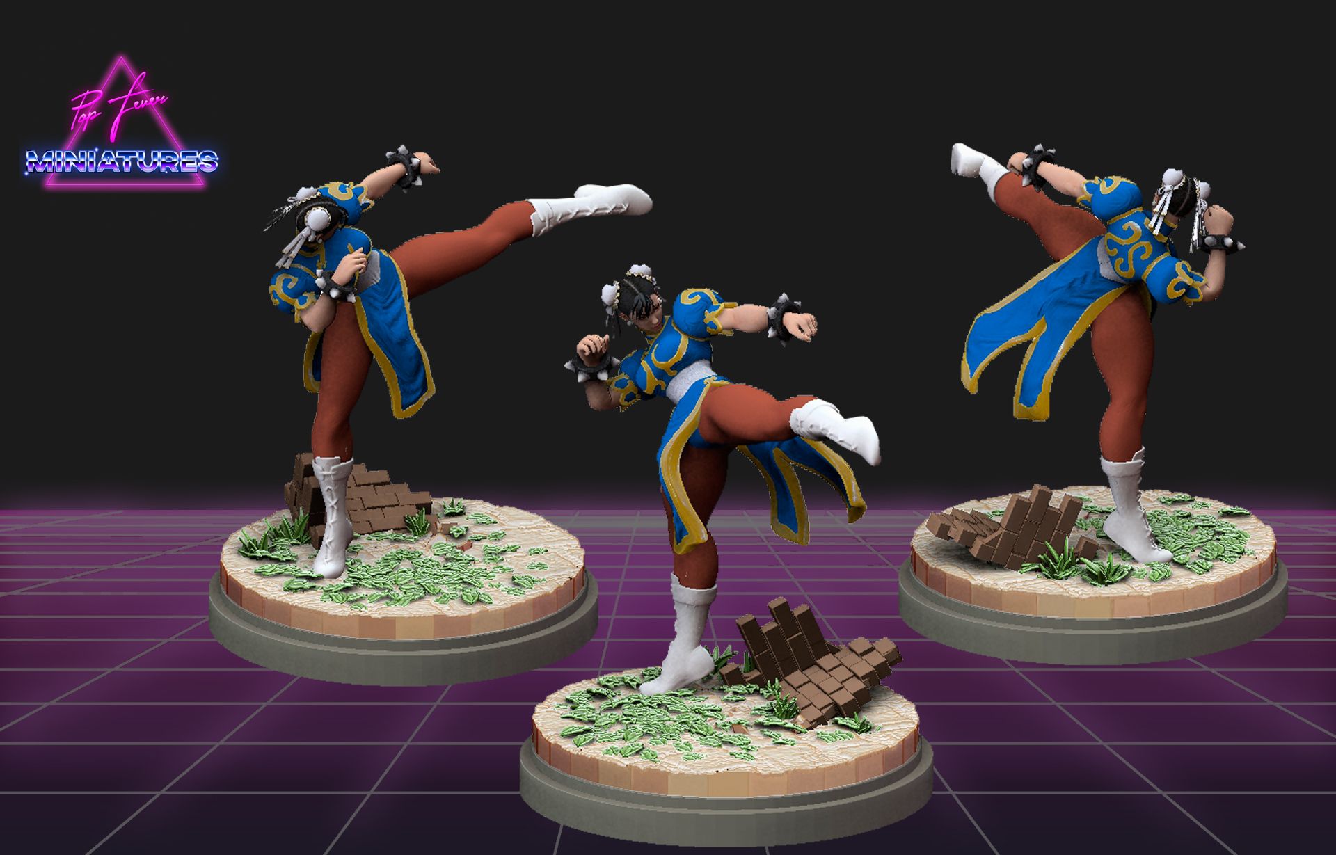 Chun-Li from Street fighter | 3D models download | Creality Cloud