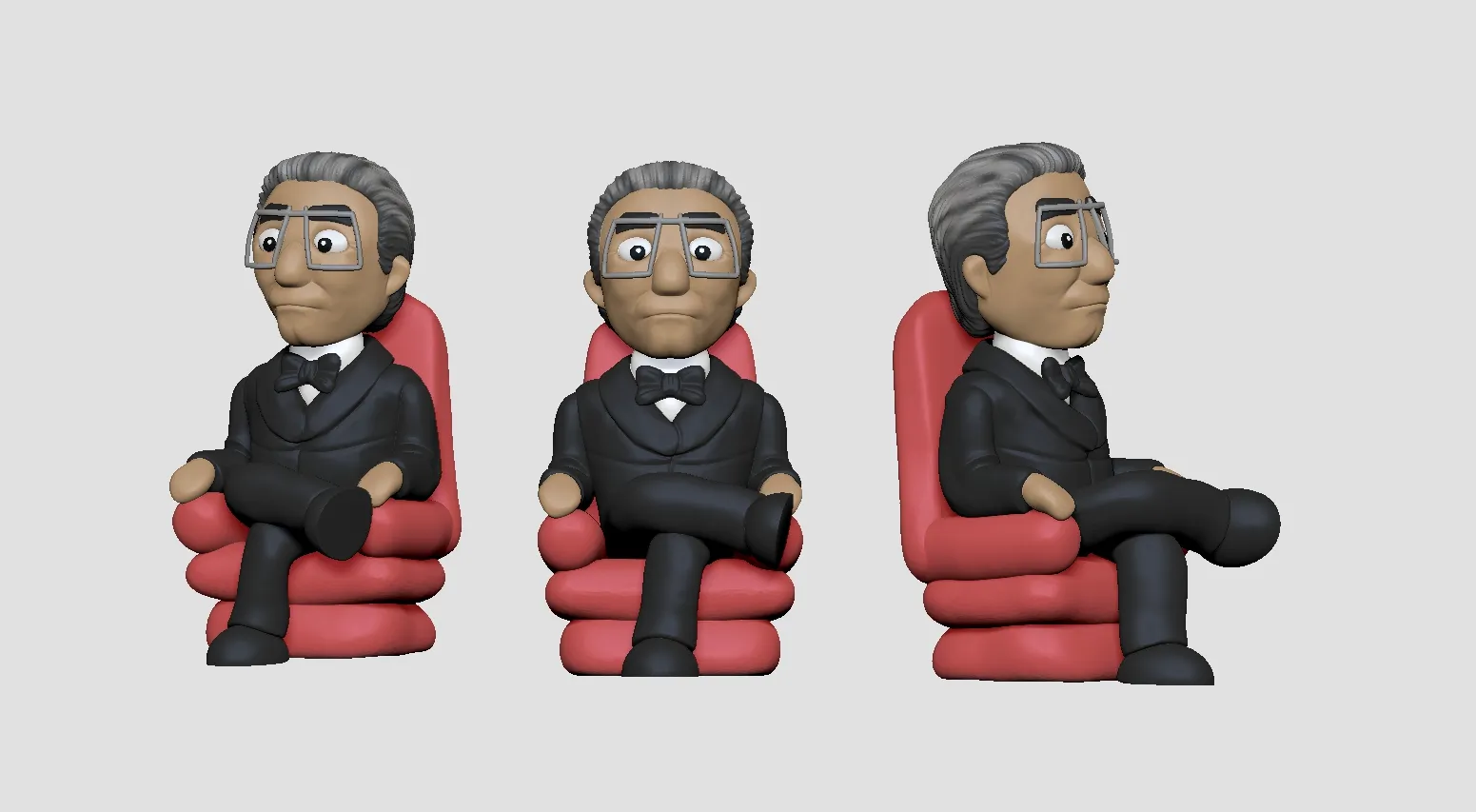 Characters & Creatures STL Descarga - Jacques Lacan cartoon style ...