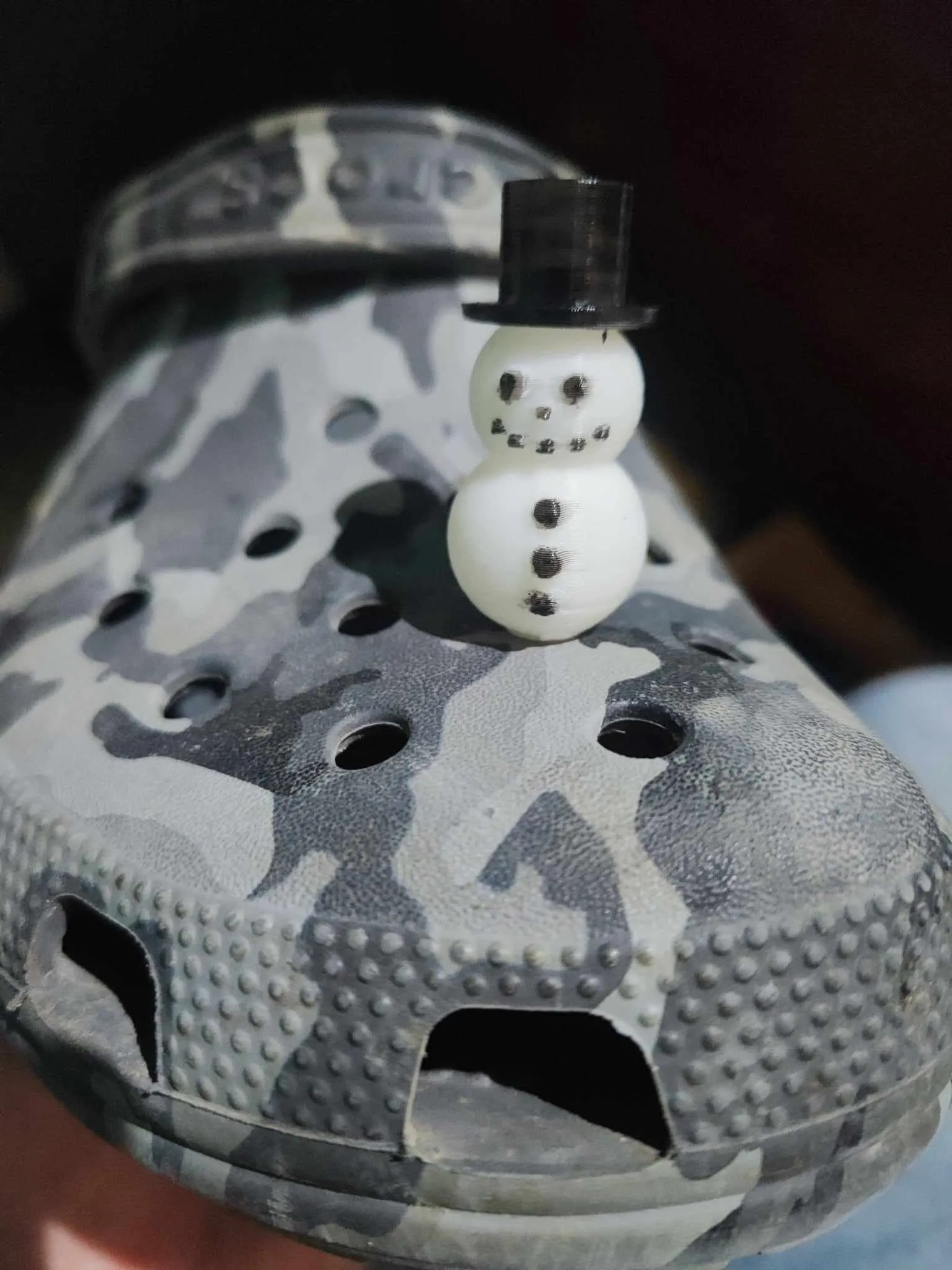 3D Printer Files | 3MF File | snowman croc charm | Creality Cloud