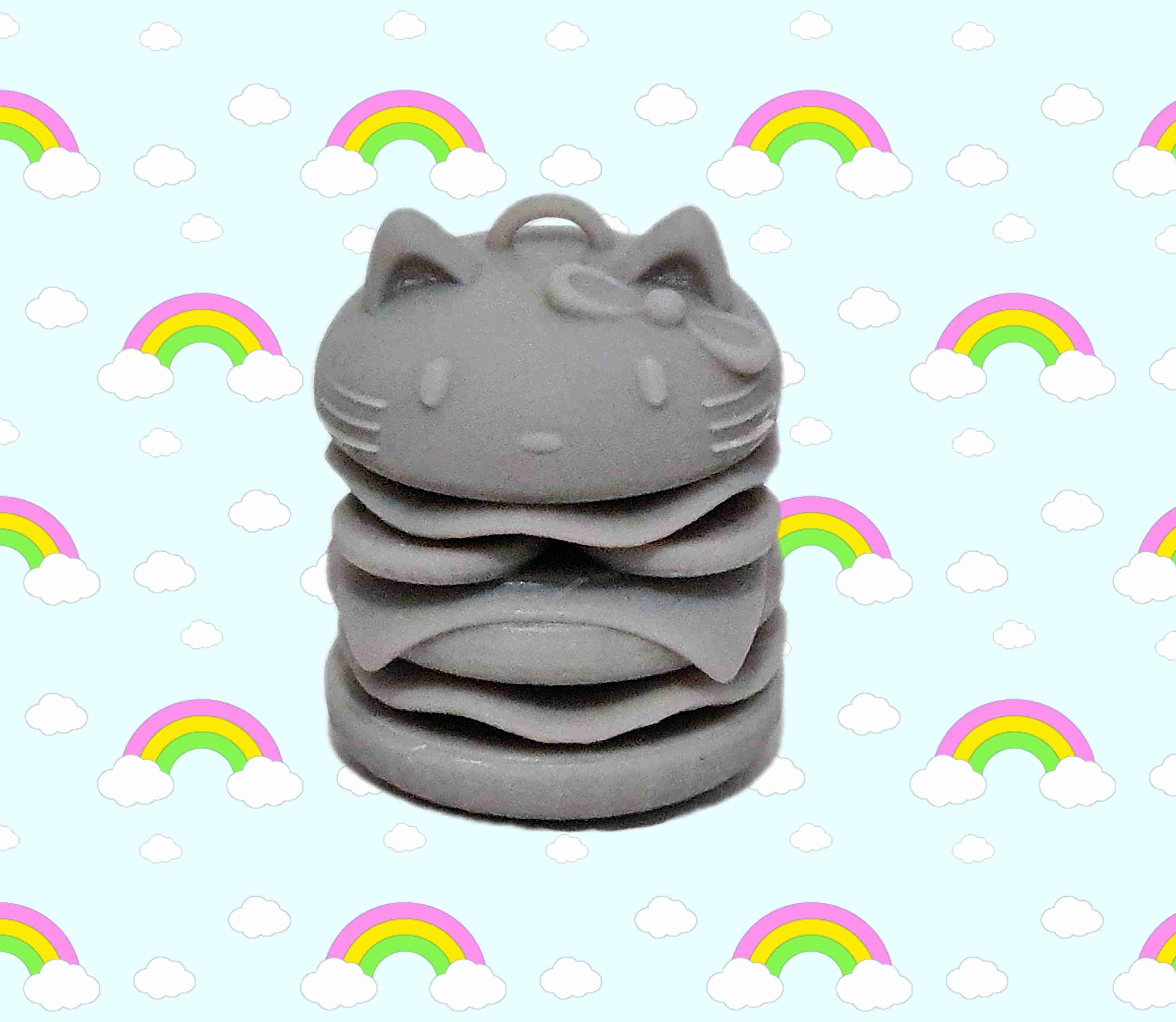Hello Kitty Style Burger Keychain | 3D models download | Creality Cloud