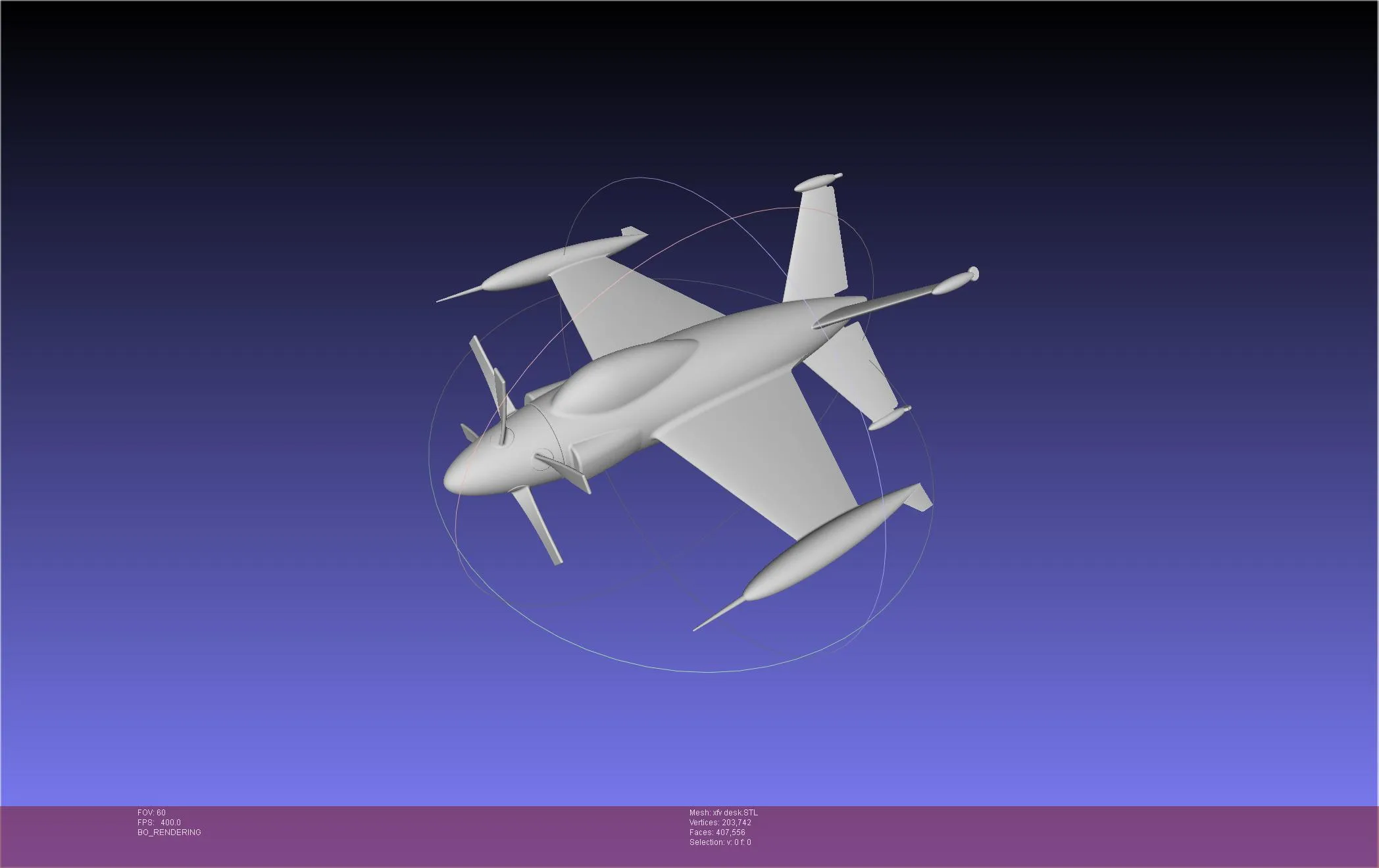 Vehicles & Machinery STL Download - Lockheed XFV Modelby Julian Danzer