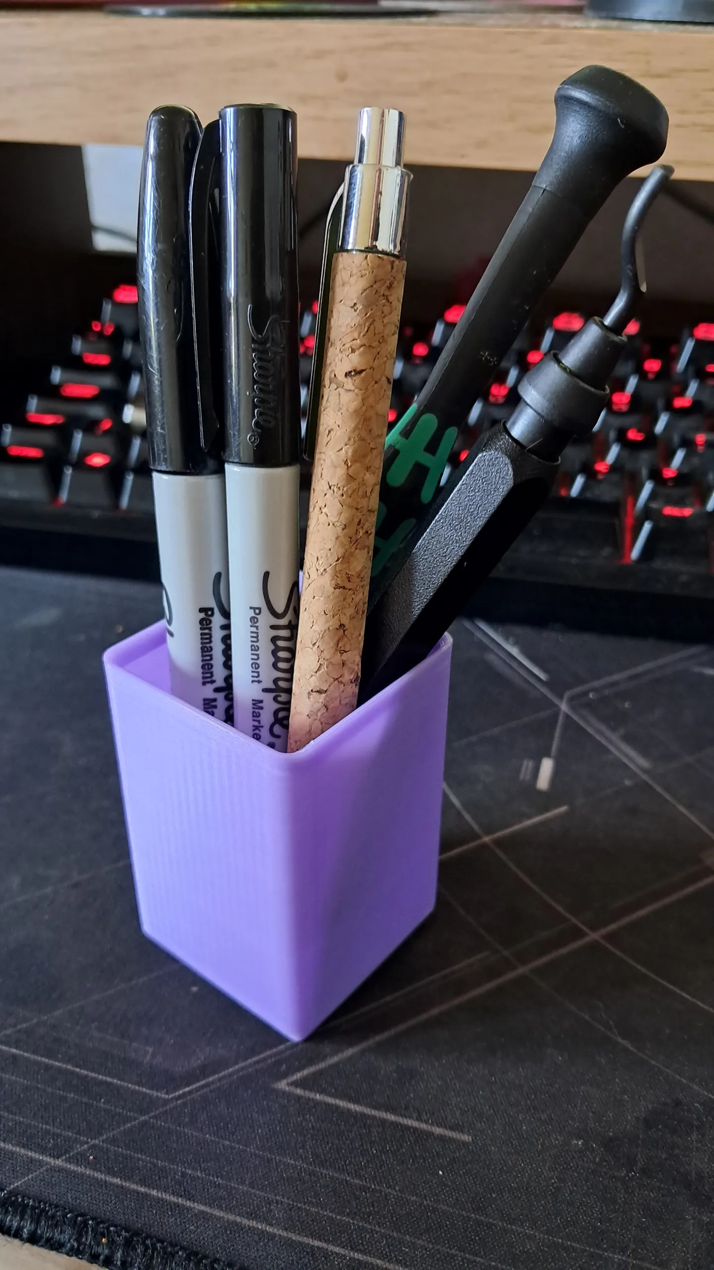 3D Printer Files | 3MF File | Gridfinity 1x1 65mm Pen and Pencil Desk ...