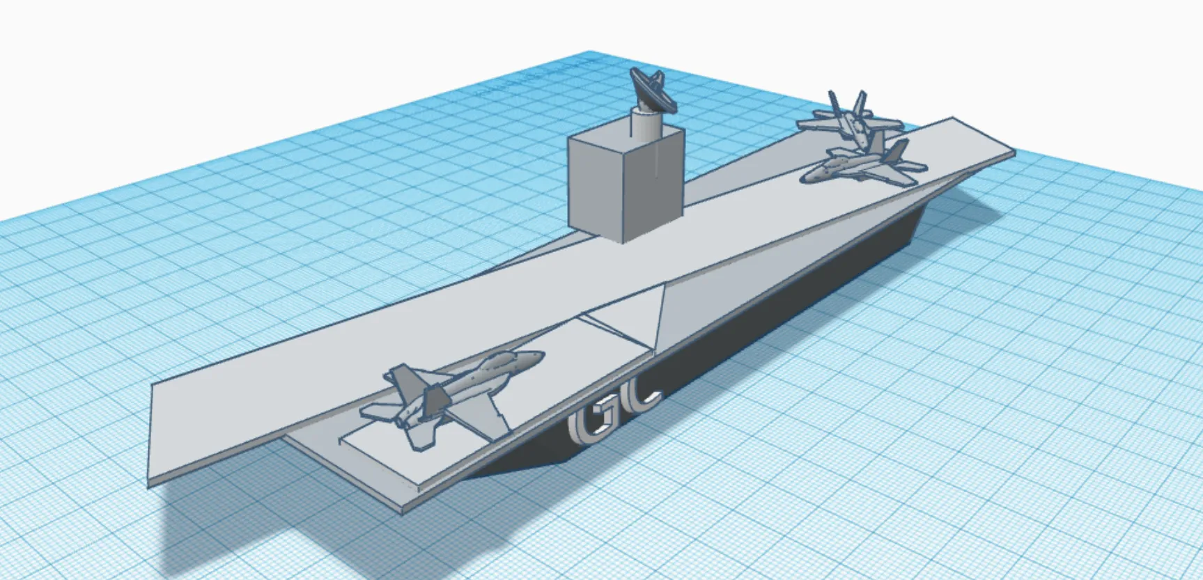 Free Drones & Aircraft STL Download - AIRCRAFT CARRIERby yellow_turTle_4