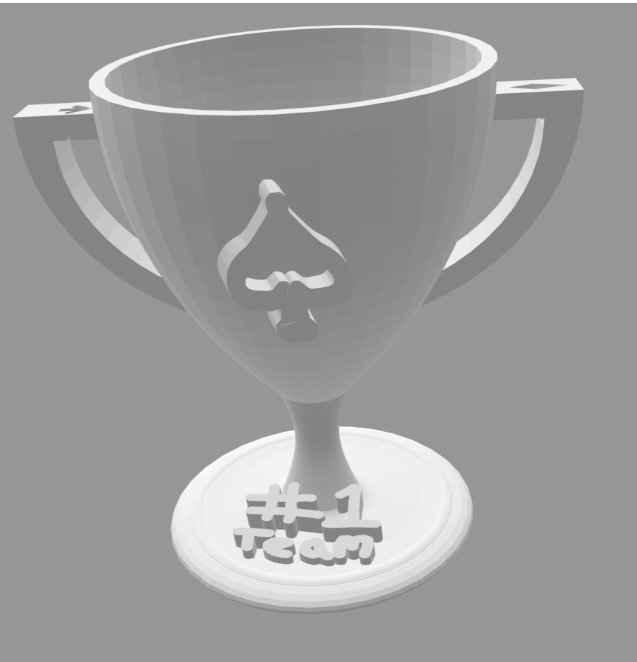 gratuita Sculptures & Artworks STL Descarga - Spade tournament trophy ...