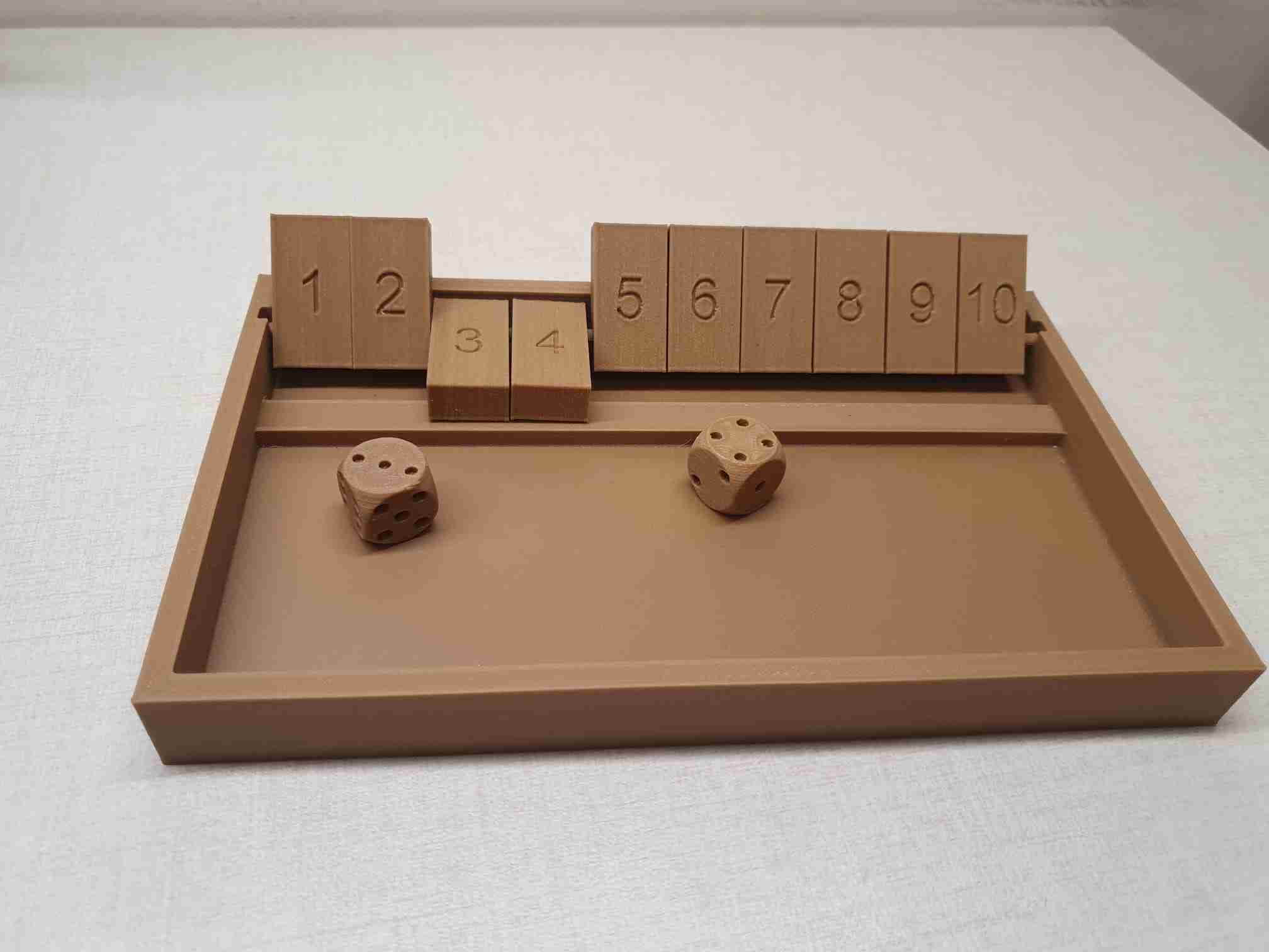 SHUT THE BOX - FUN MATH GAME | 3D models download | Creality Cloud