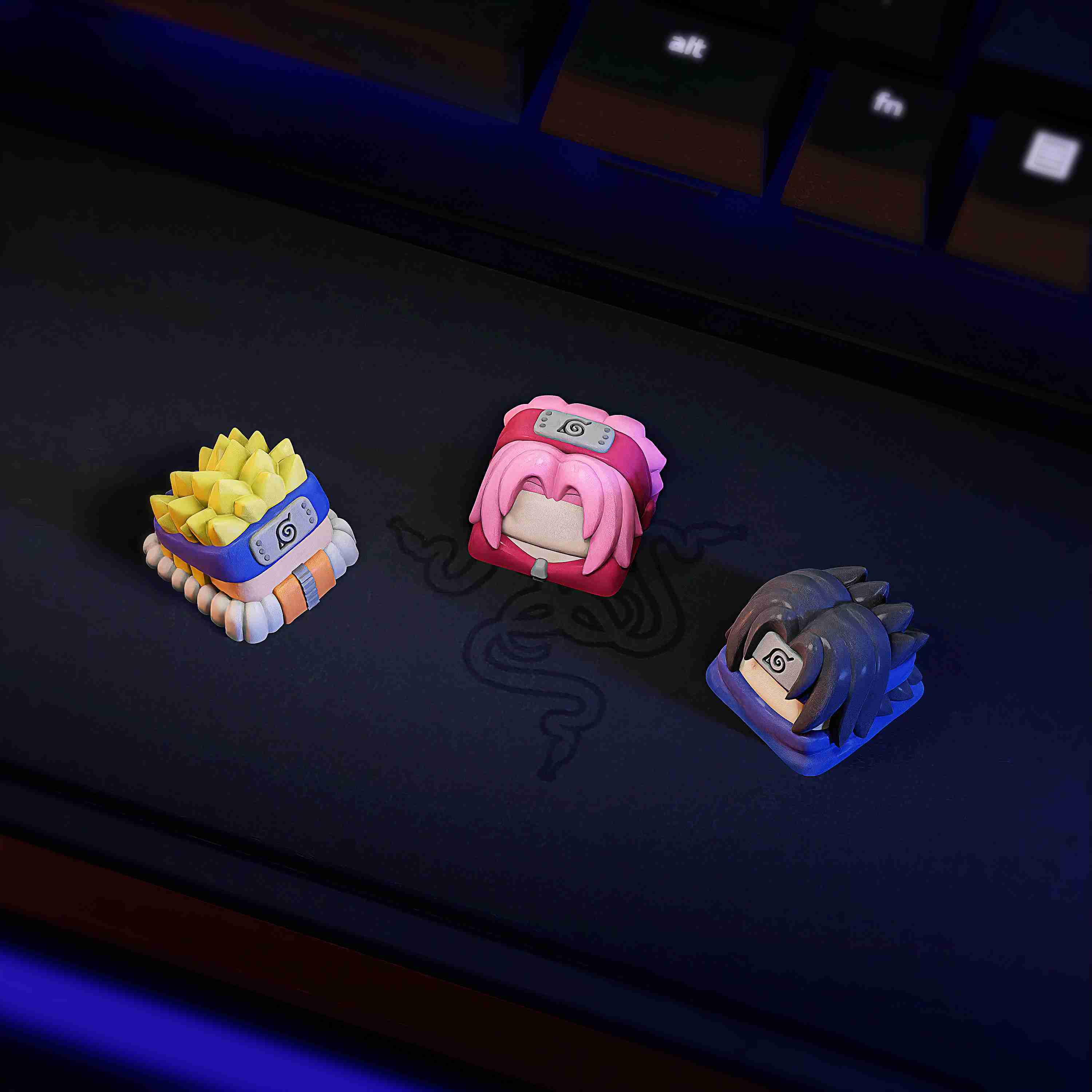 Naruto Starters Keycaps - Mechanical Keyboard | 3D models download ...