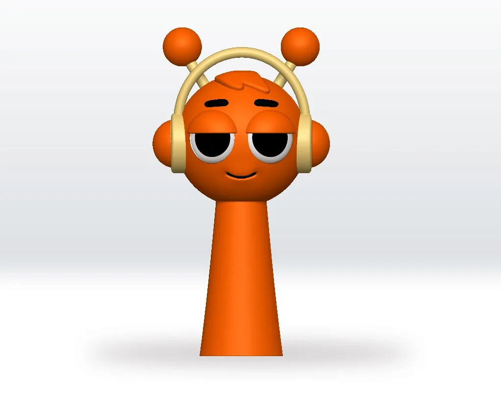 Characters & Creatures STL Download - Sprunki Oren, Pinki, Red, Sky ...