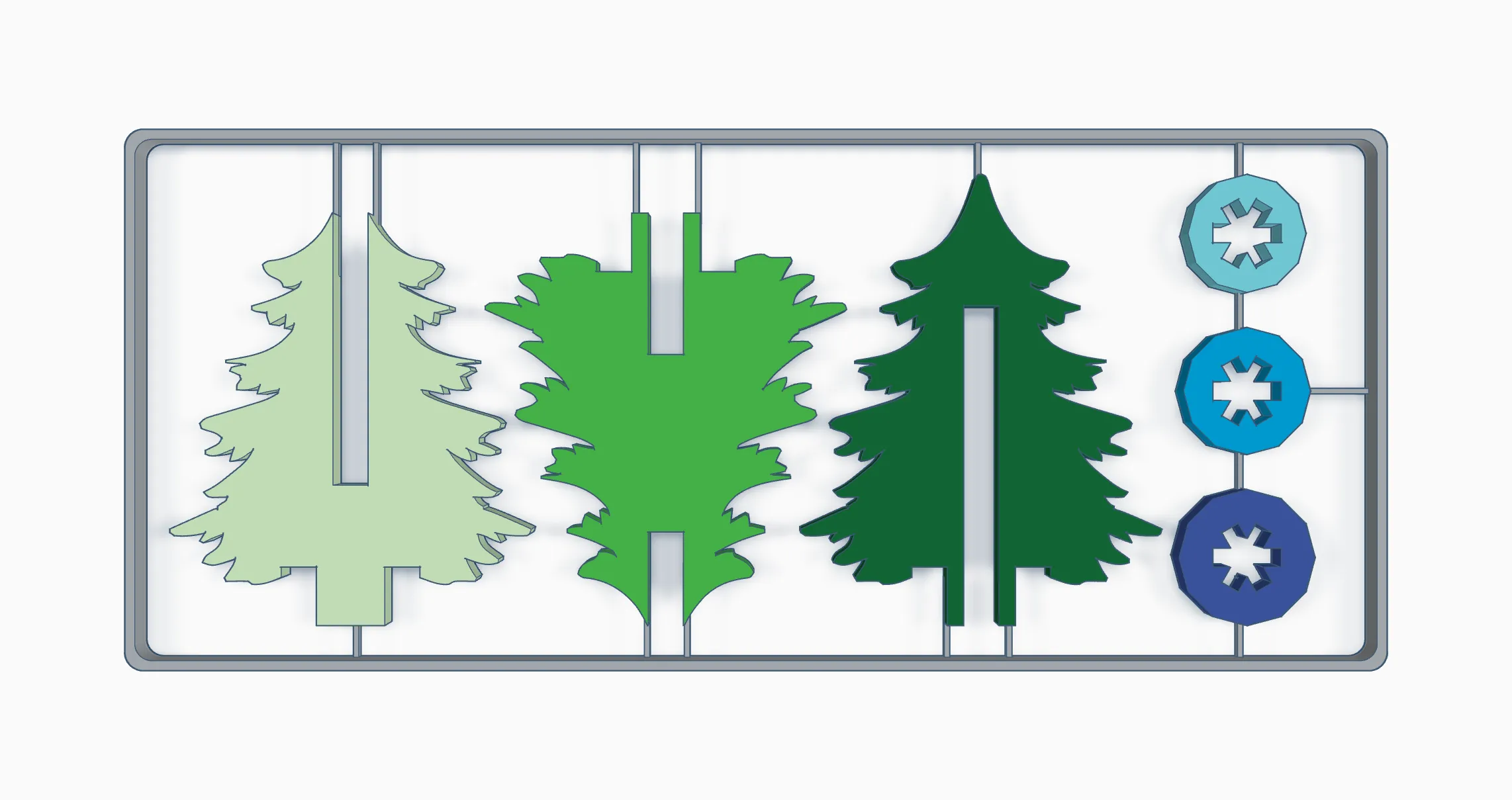 Christmas Tree Kit Card IV | 3D models download | Creality Cloud