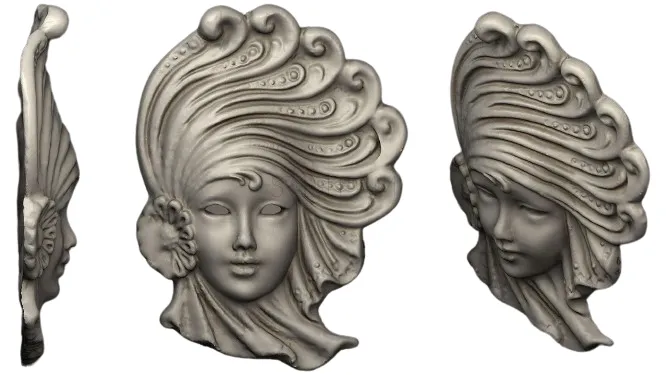 Digital Art STL Download - Maschera Italiana Tipica di Venezia STL ...