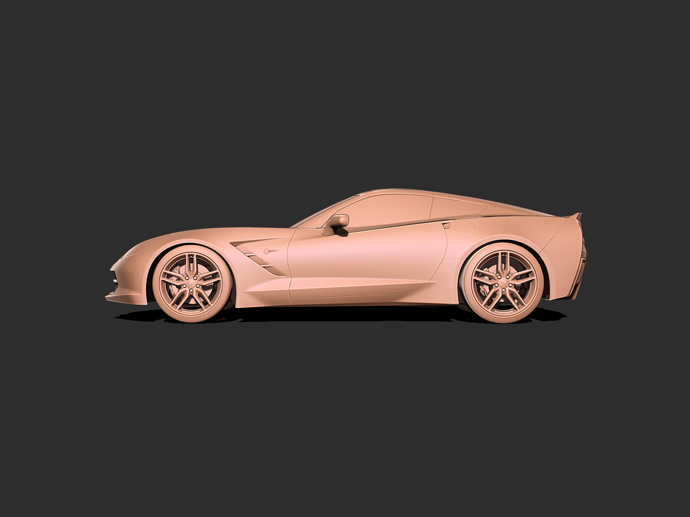Chevrolet Corvette C7 3d Print model | 3D models download | Creality Cloud