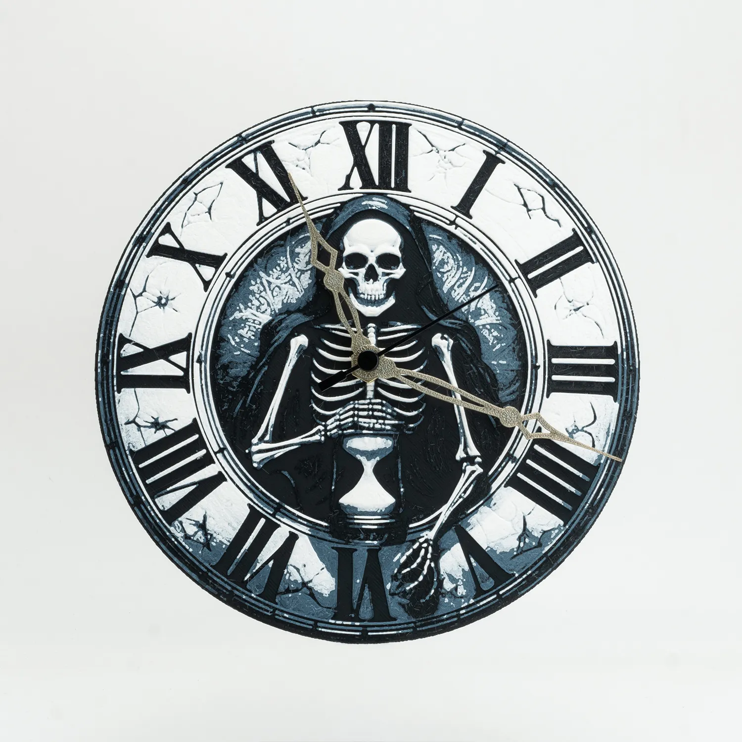 3Dプリンターデータ | 3MFファイルダウンロード | Skeleton Wall Clock | Creality Cloud