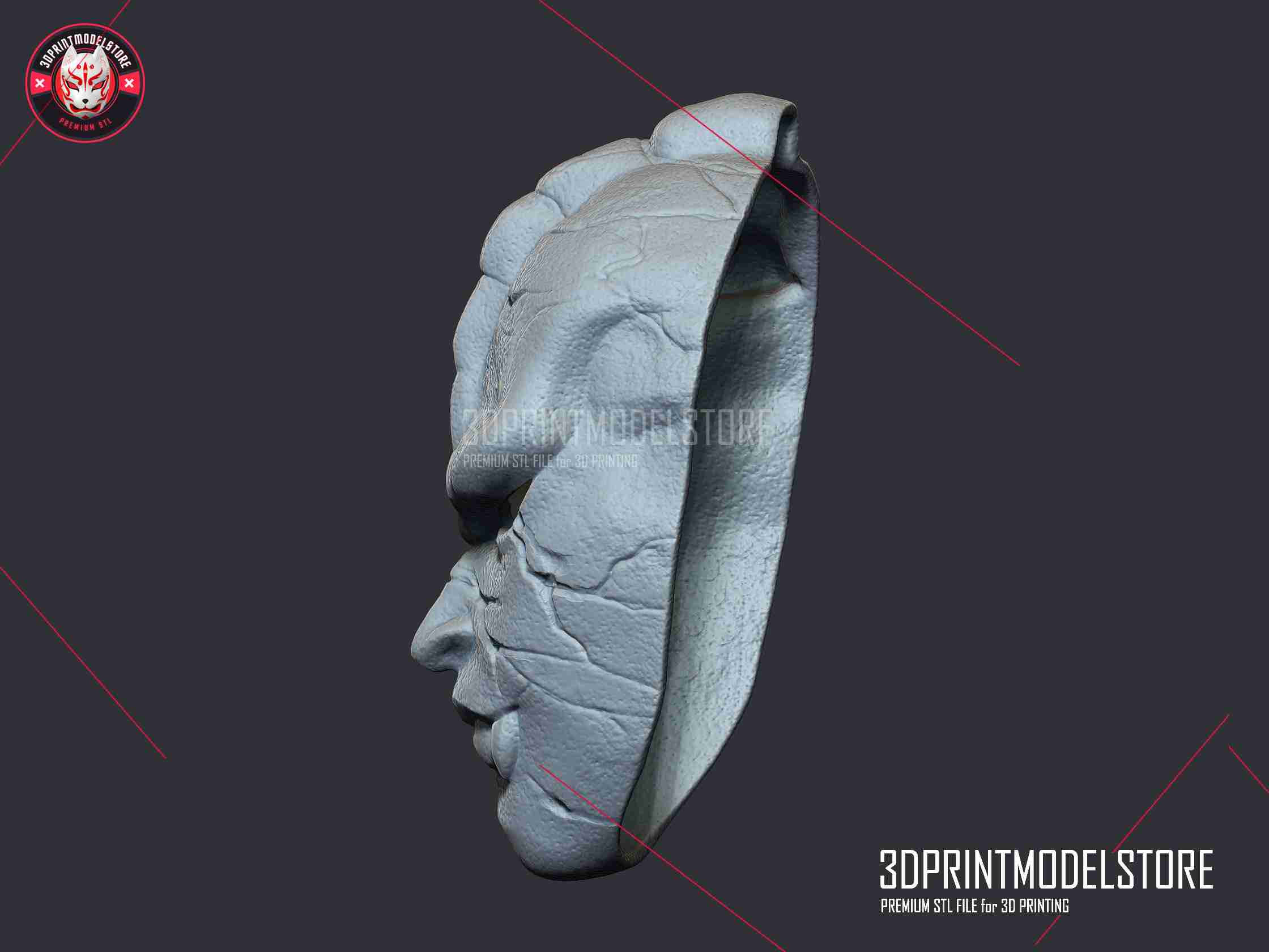 Jojo Bizarre Adventure Stone Mask - Anime Halloween Cosplay | 3D models ...
